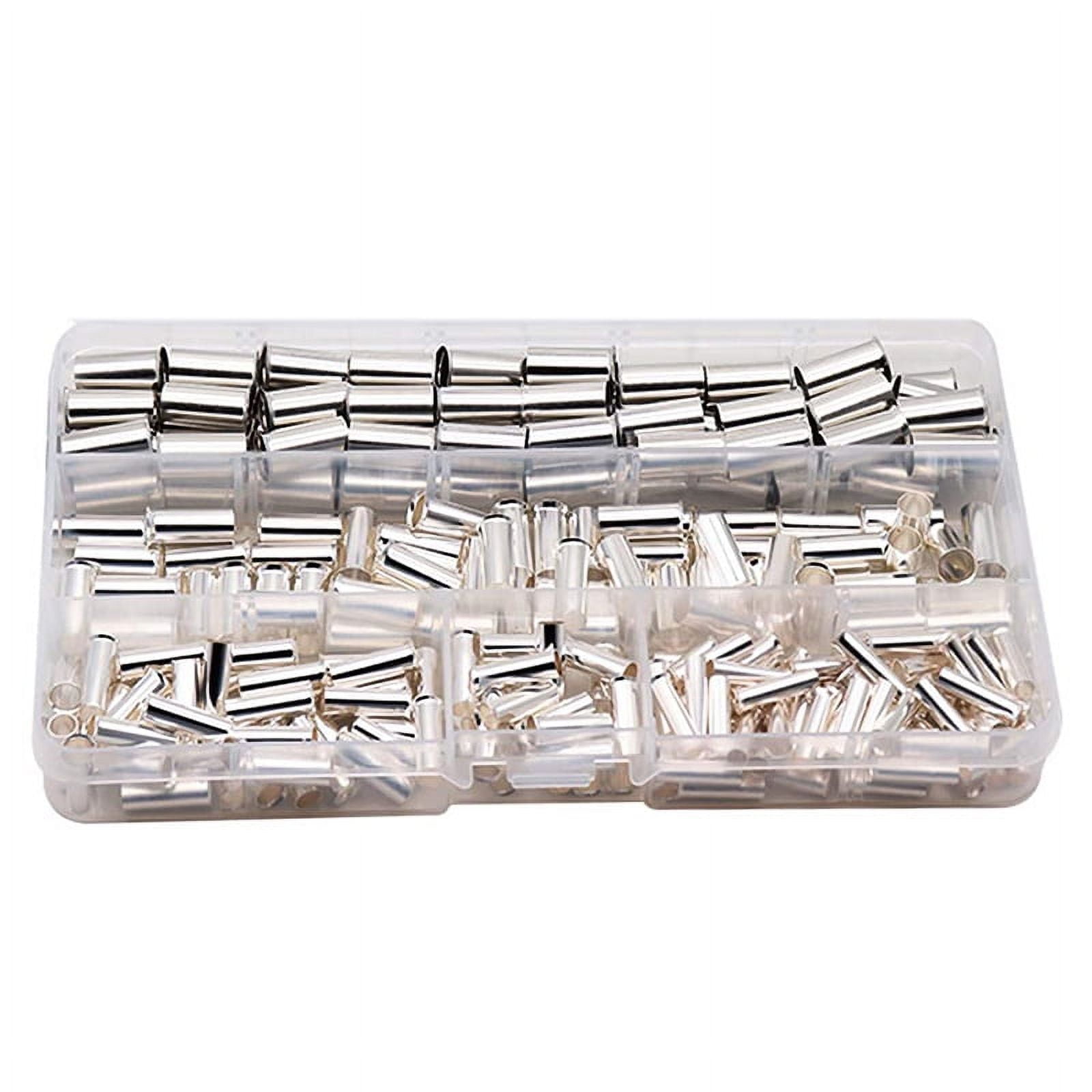 WM25 Wire Copper Crimp Fitting Ferrules,AWG 4,6,8,10 Non Insulated ...