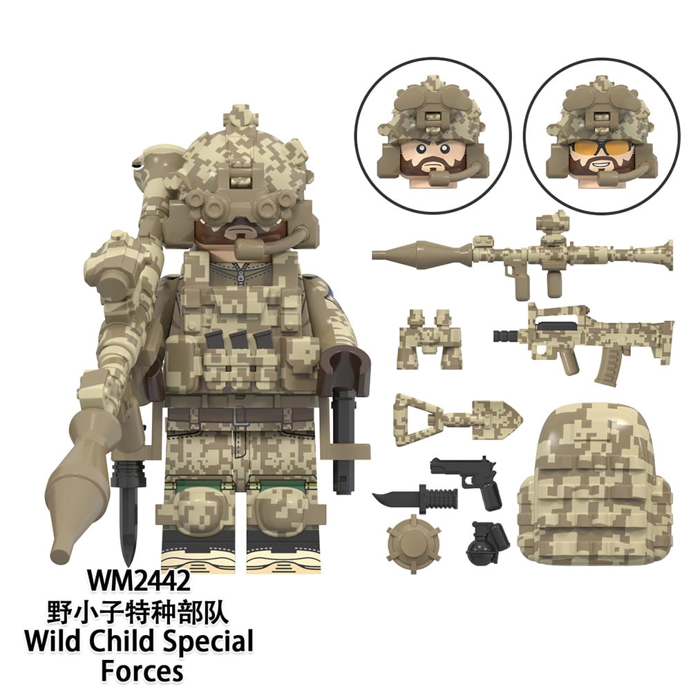 WM6147 Special Forces Mini Action Figures Navy Seals Modern Soldiers ...