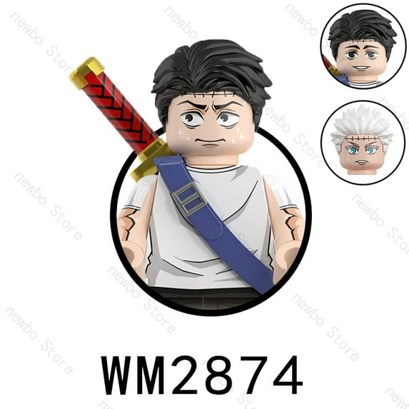 WM6202 Anime Cartoon JJK Building Blocks Gojo Satoru Ryomen Sukuna ...