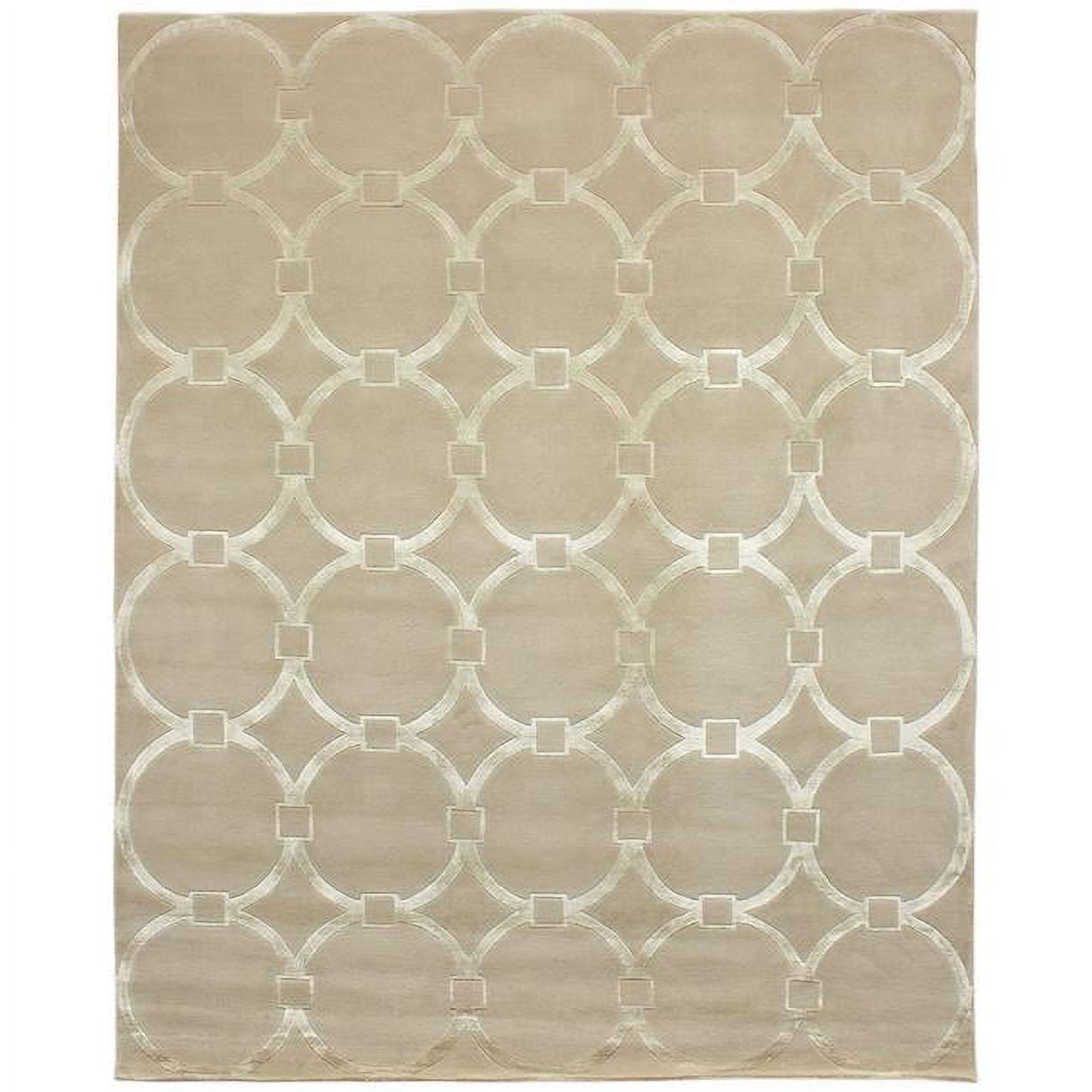 WMA Circle & Squares Bisque Area Rug - 8 x 10 ft. - Walmart.com