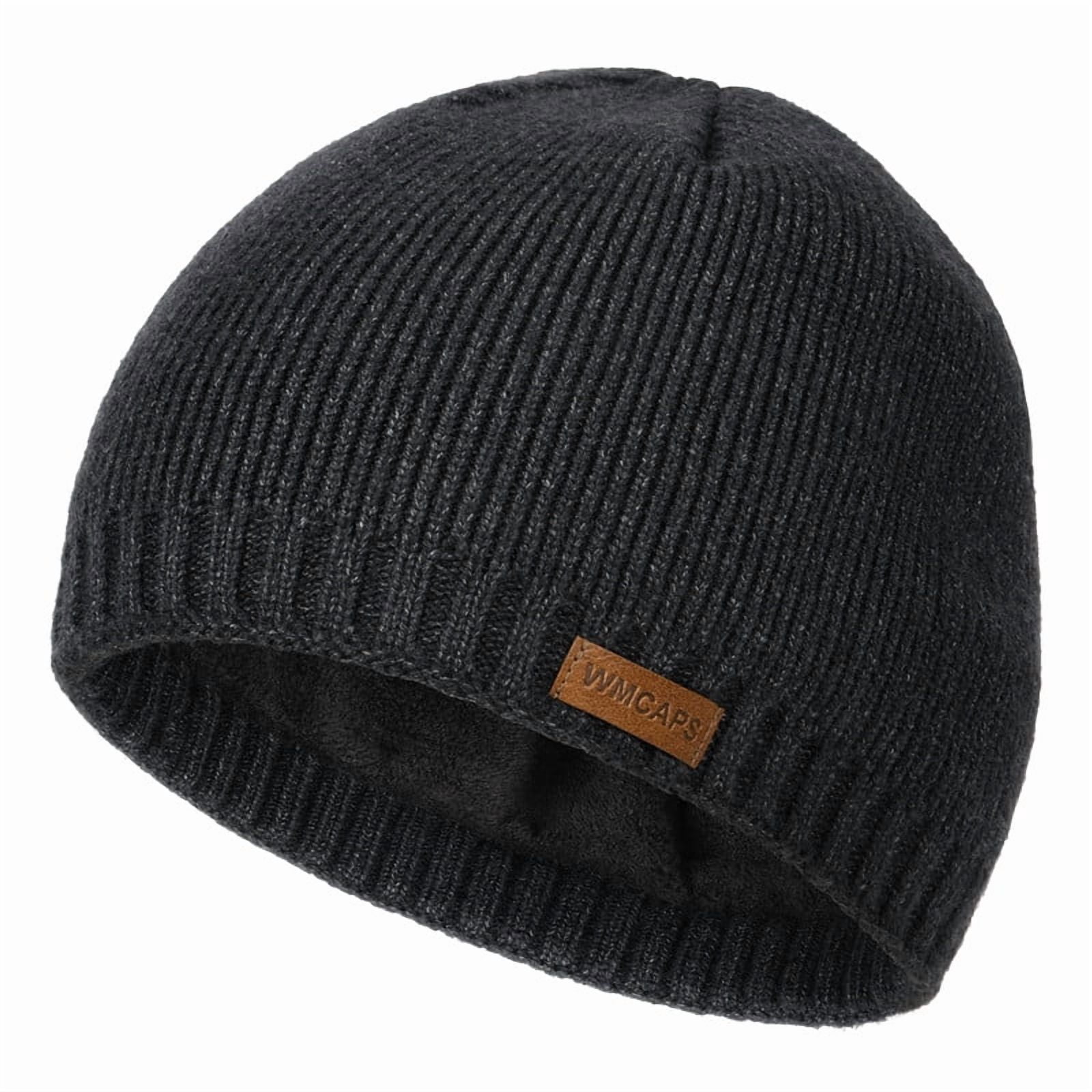 WMCAPS Warm Fleece Lined Beanie, Ski Stocking Skull Caps for Men Women ...