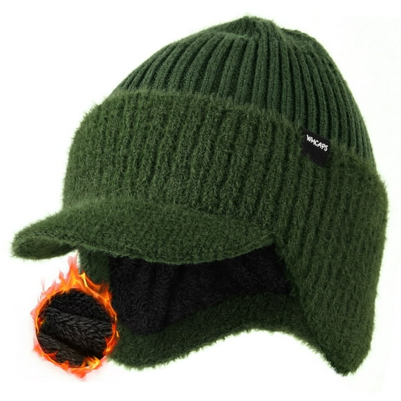 Winter Hat Brim Ear Flaps