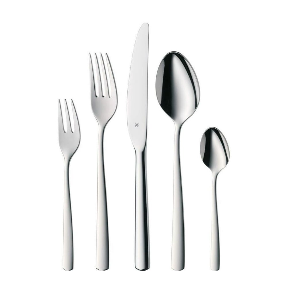WMF 30-Pieces Dishwasher-Safe Boston Cromargan Stainless Steel Brushed ...