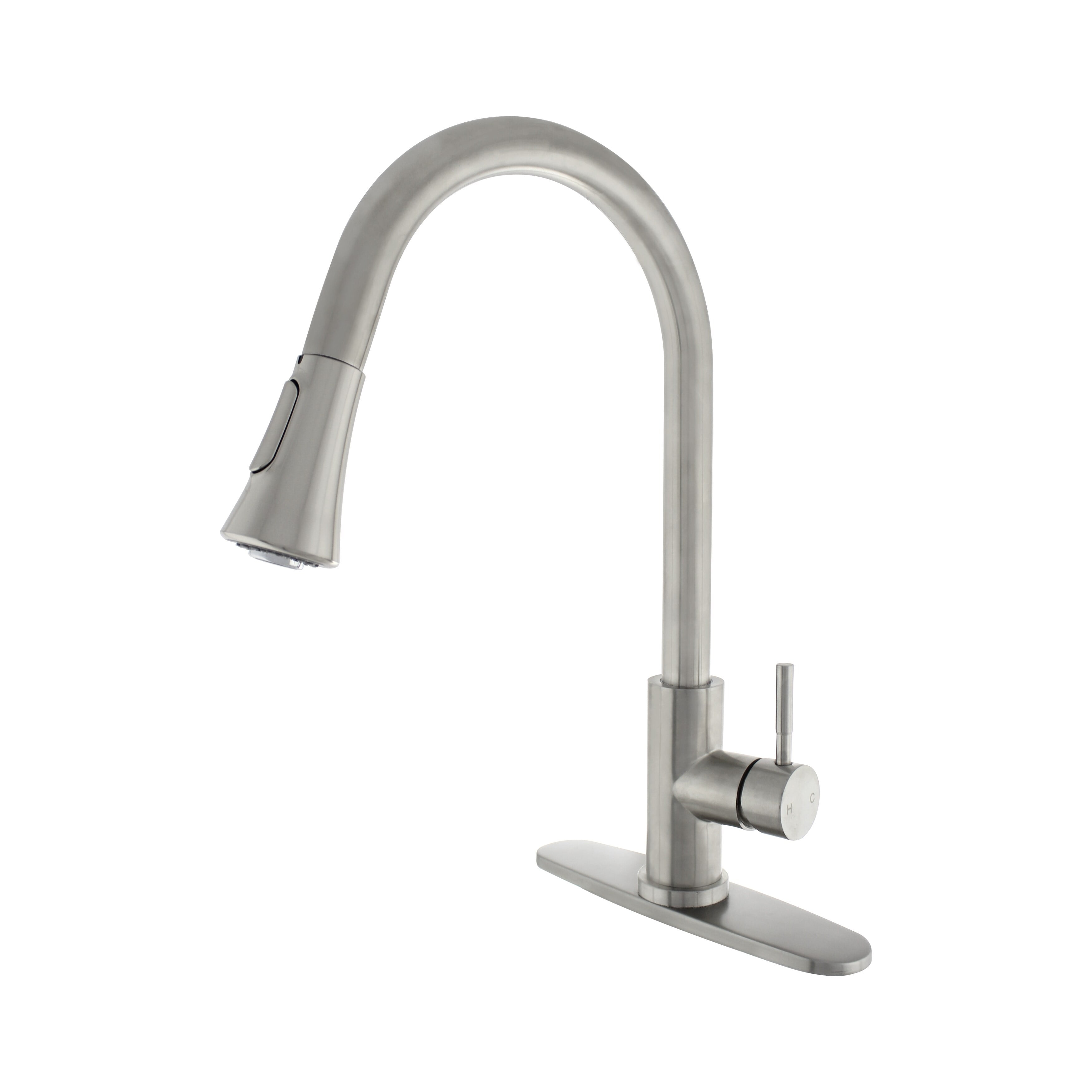 WMF-8101SSD-BN - Stainless Steel Single Handle Faucet - Walmart.com