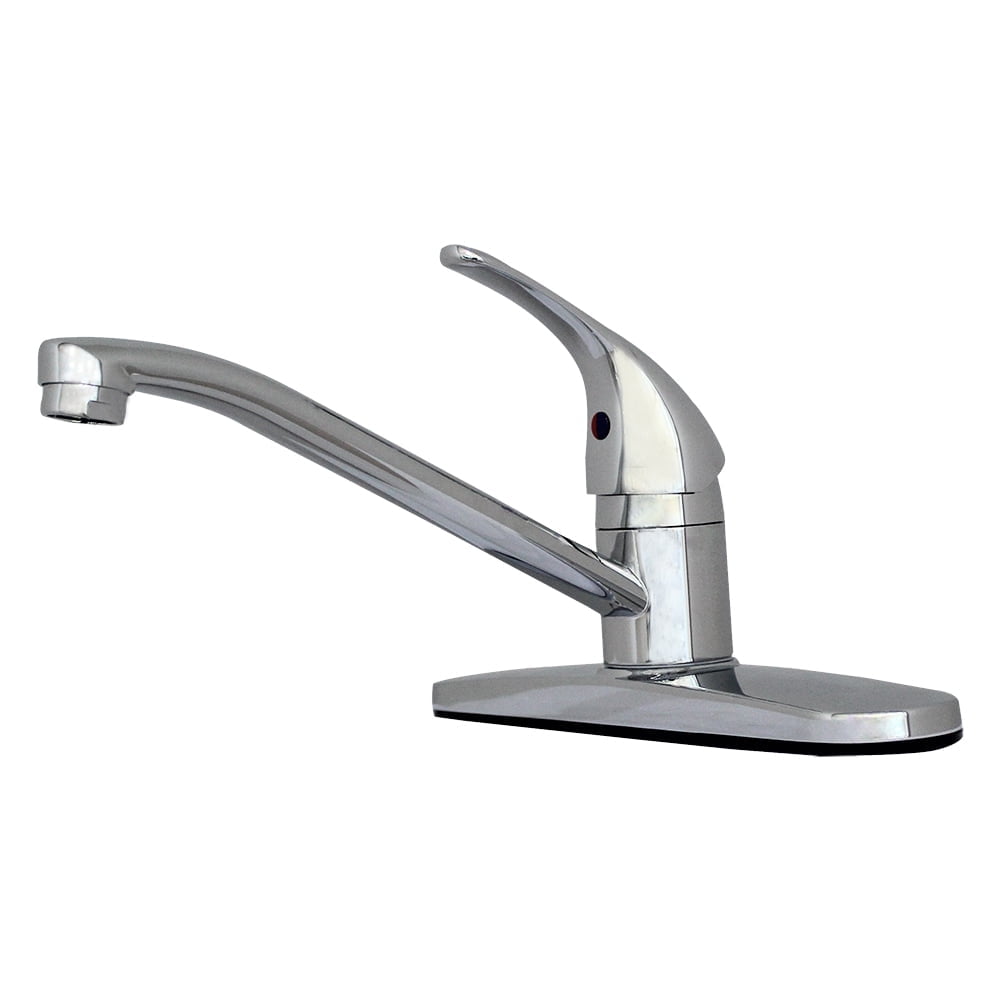 WMF-8347Z-CP - Hybrid Metal Deck Single Handle Kitchen Sink Faucet ...