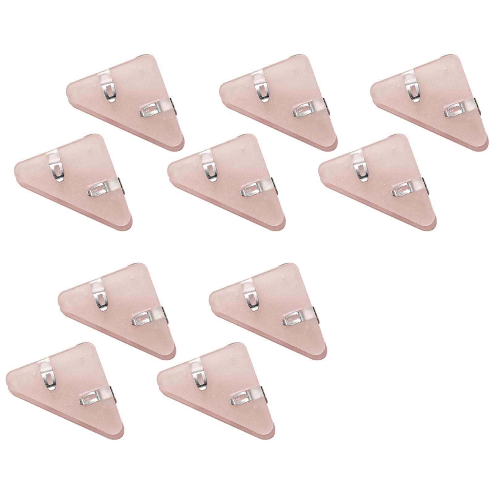 WMGHA 10 Pcs Corner Paper Clip Triangle Book Page Corner Clips ...