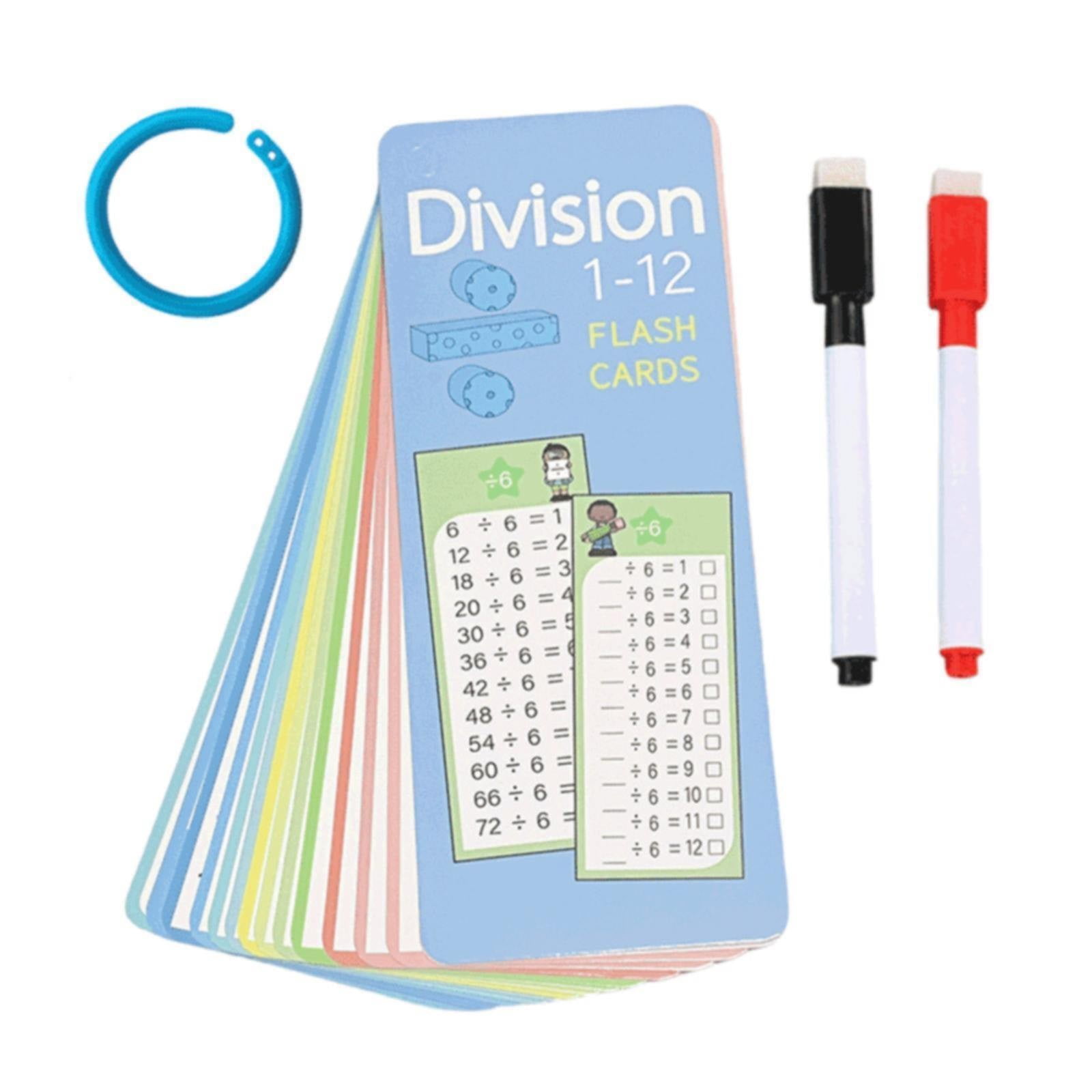 WMGHA 17-Piece Multiplication Flash Cards Set – 3rd to 6th Grade Math ...