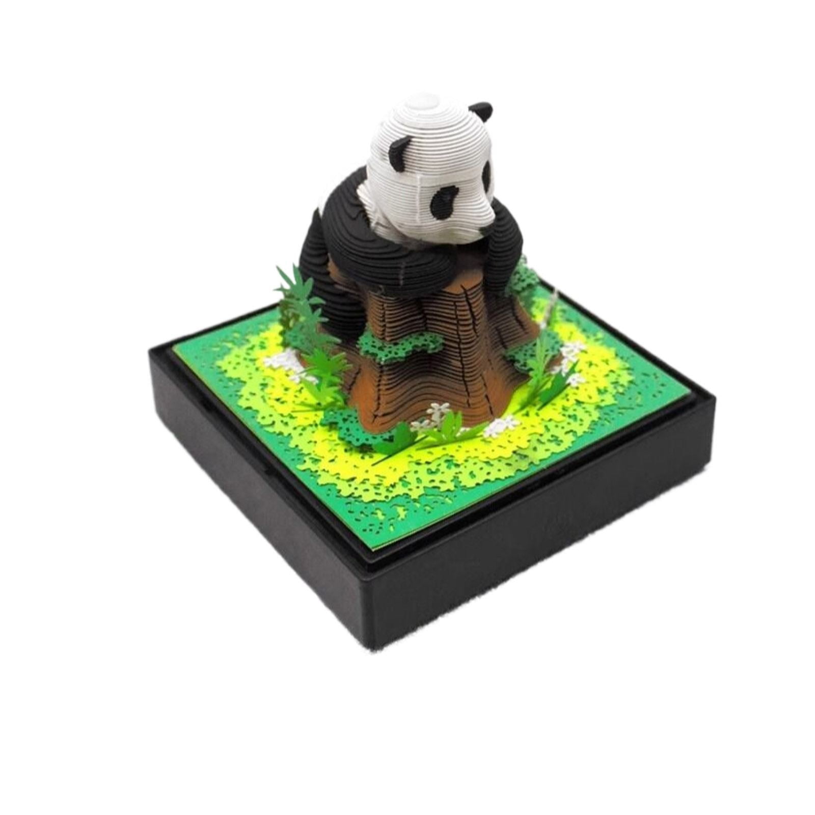 WMGHA 3D Panda Calendar 2025 3D Notebook Calendar 2025 Time Slice ...