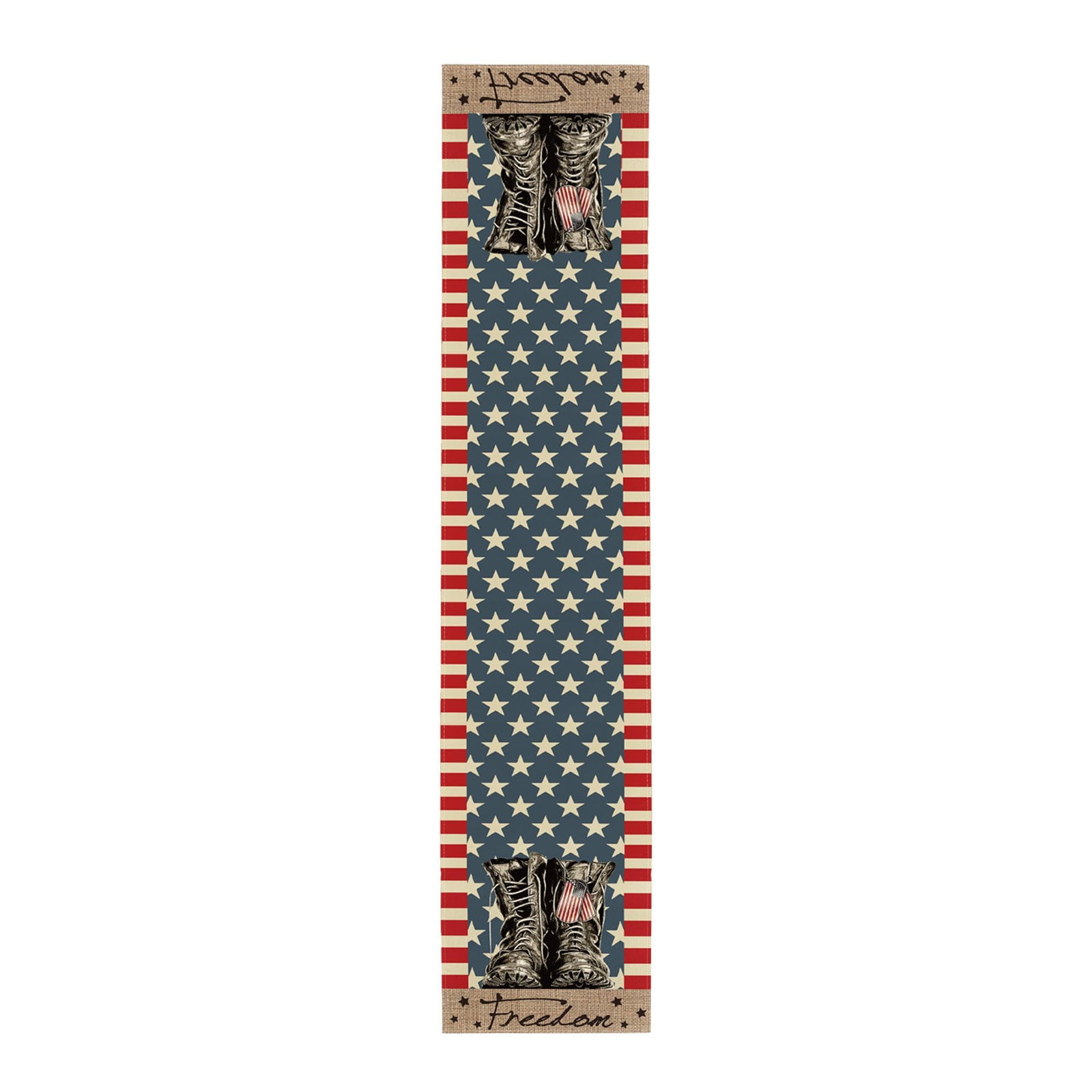 WMGHA 4th of July Table Runner Decorations - American USA Flag Day ...