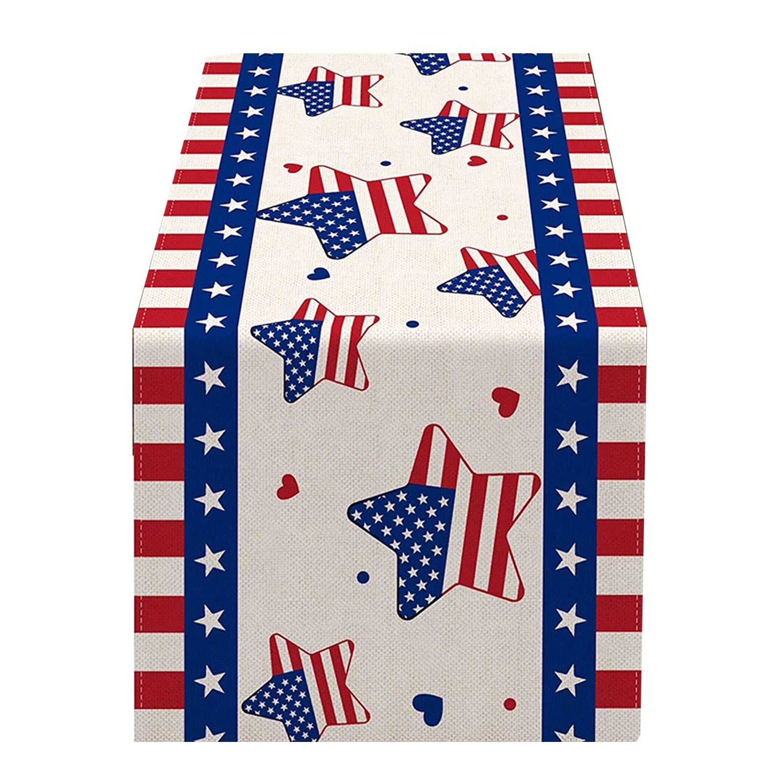 WMGHA 4th of July Table Runner, Memorial Day Table Runners, Patriotic ...