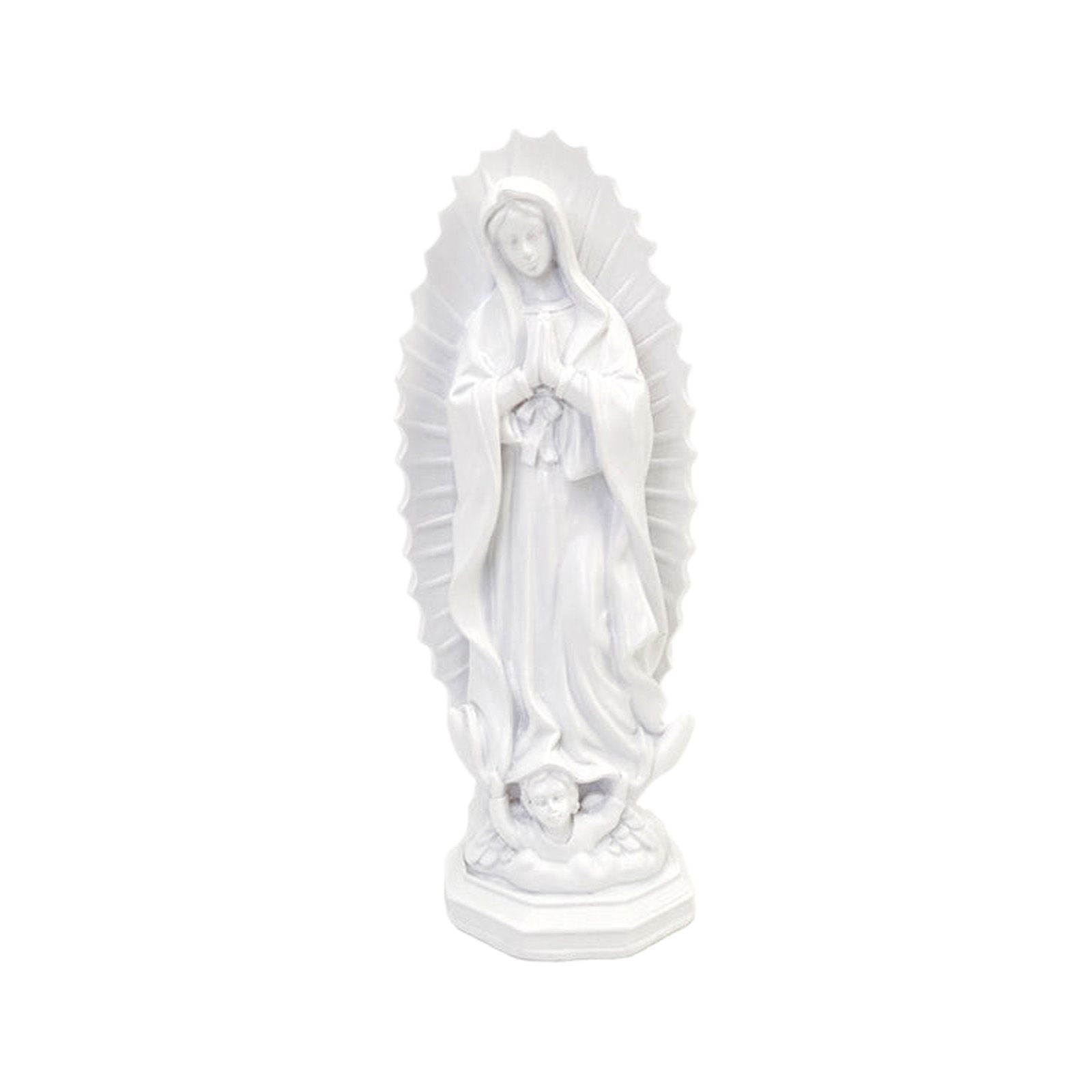 WMGHA 7.4 Inch Virgin Mary Statue - Handcrafted Our Lady of Guadalupe ...