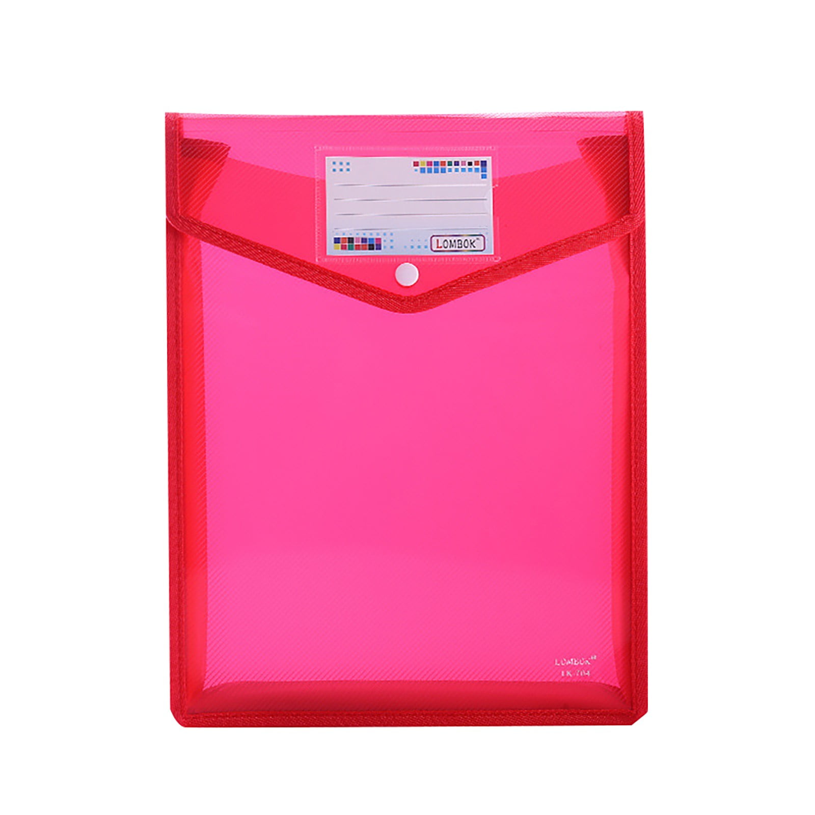 WMGHA A4 Size Plastic Expanding File Folder | Envelope Wallet with Snap ...