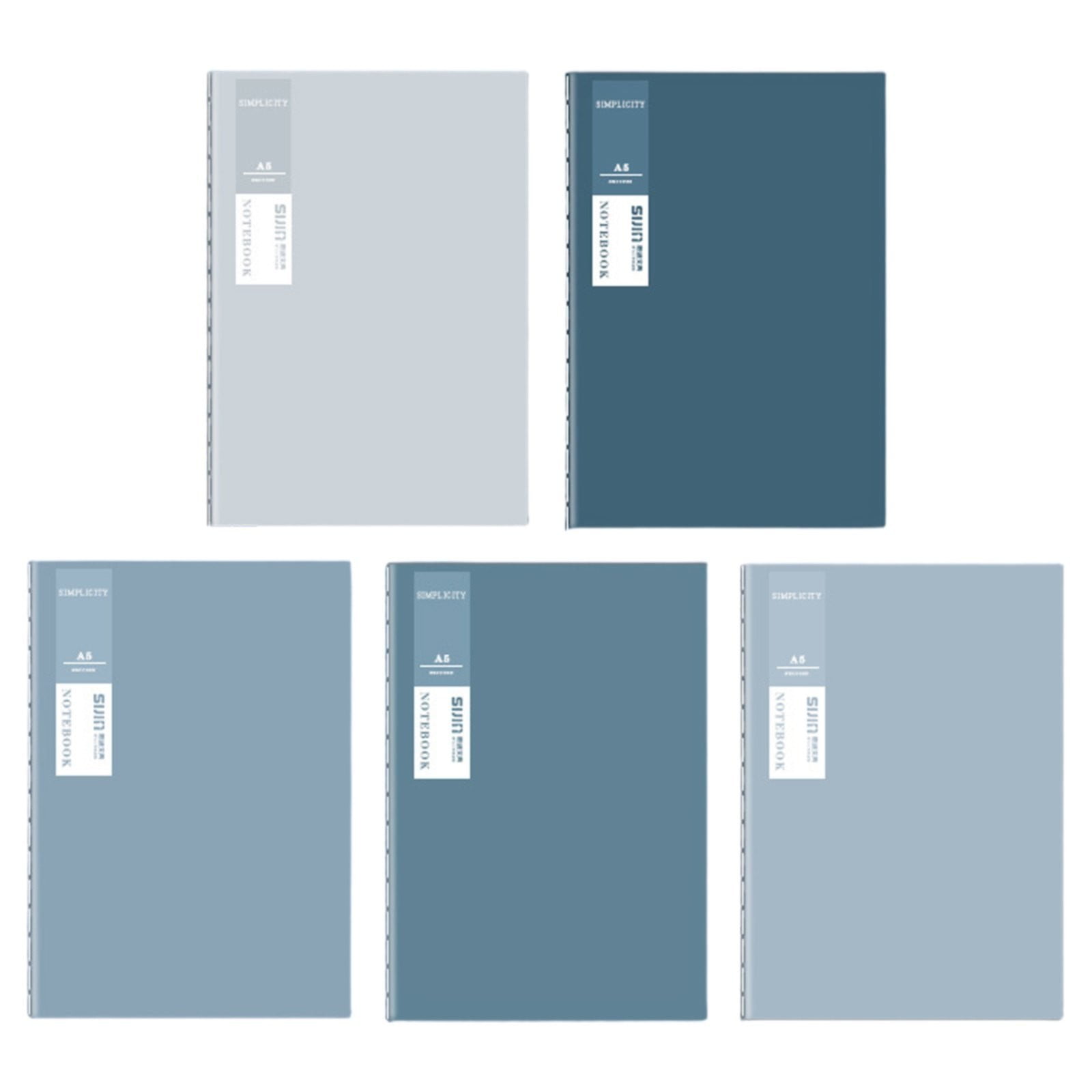 WMGHA A5 Spiral Notebook - Thick College Ruled Paper for Journaling ...