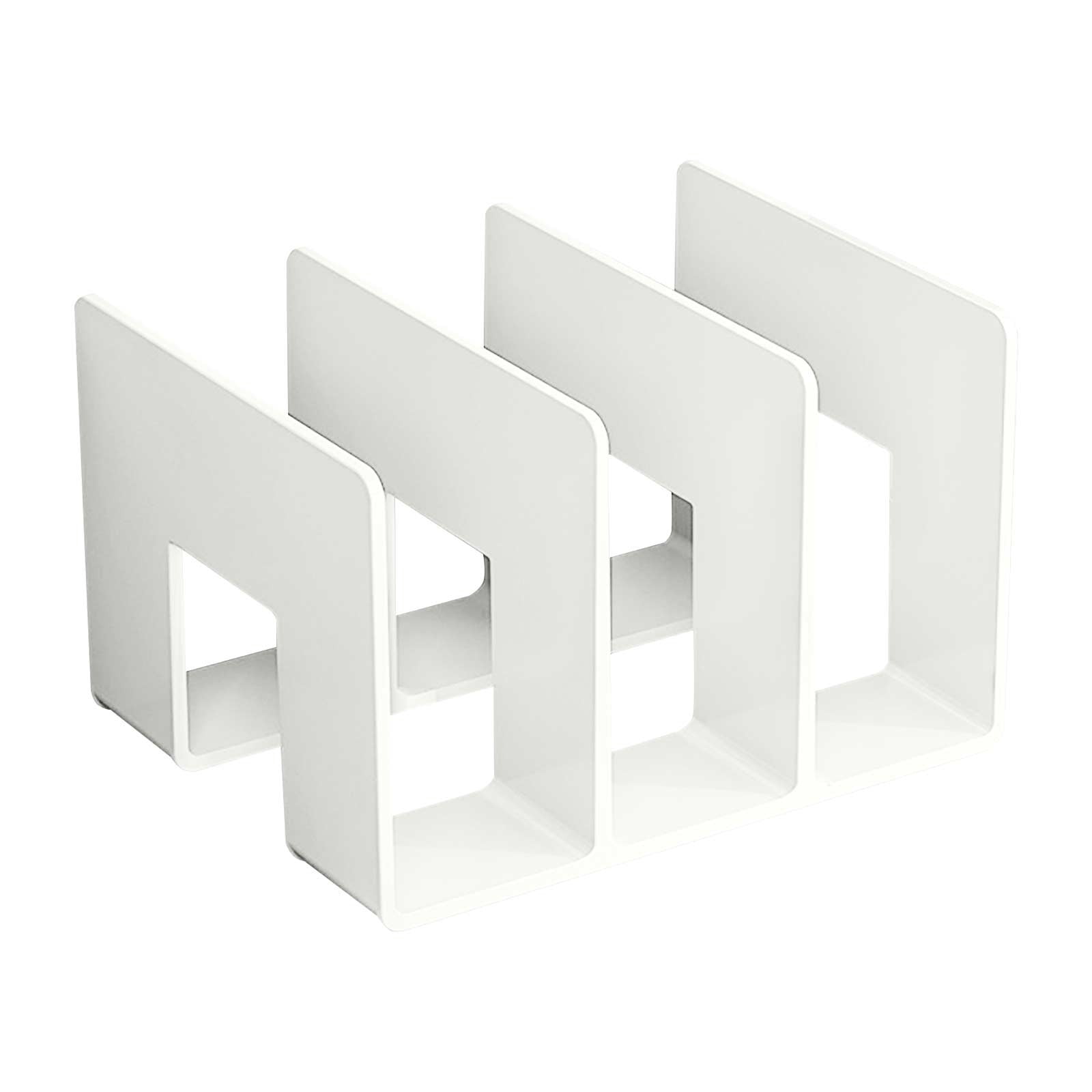 WMGHA Acrylic Mail File Organizer Sorters for Desk, 3 Upright ...