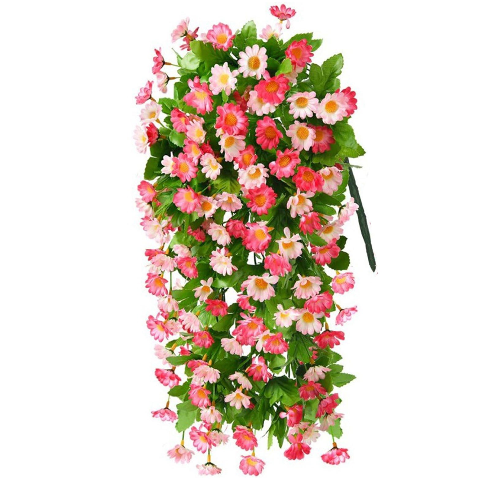 WMGHA Artificial Hanging Plants Flowers for Outdoor Srpring Summer ...
