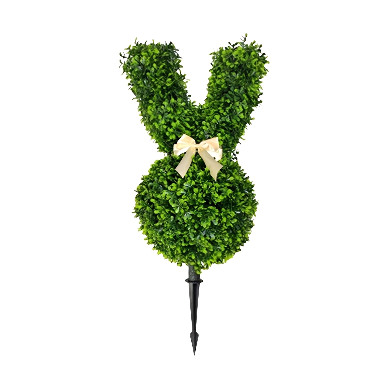 WMGHA Artificial Topiary Outdoor Bunny Statue, Realistic Boxwood Animal ...