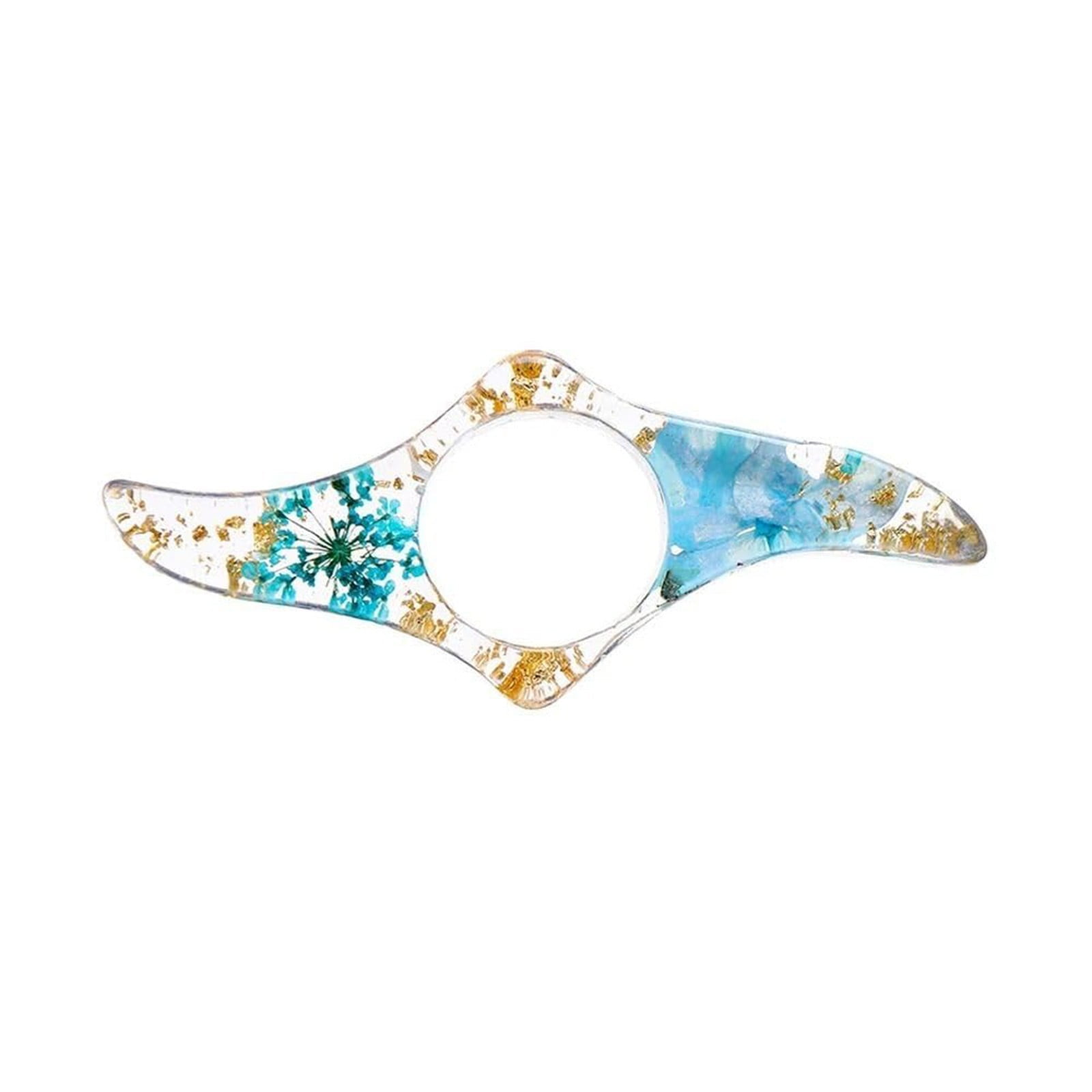 WMGHA Book Page Holder for Reading,Dried Flower Resin Transparent ...