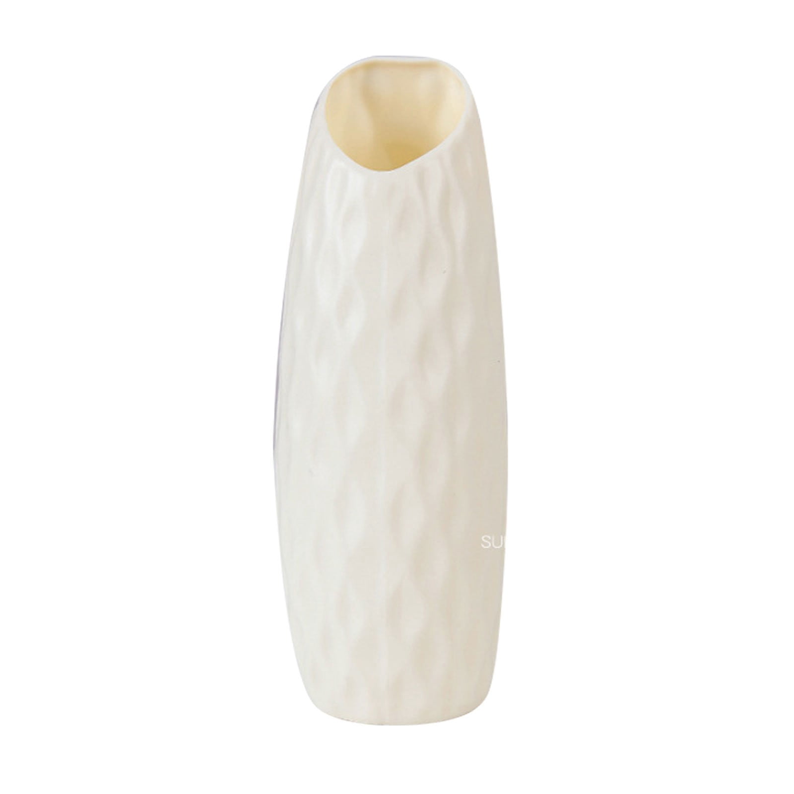 WMGHA Ceramic Look Plastic Vase, Origami Shape Minimalist Vase,Tabletop ...
