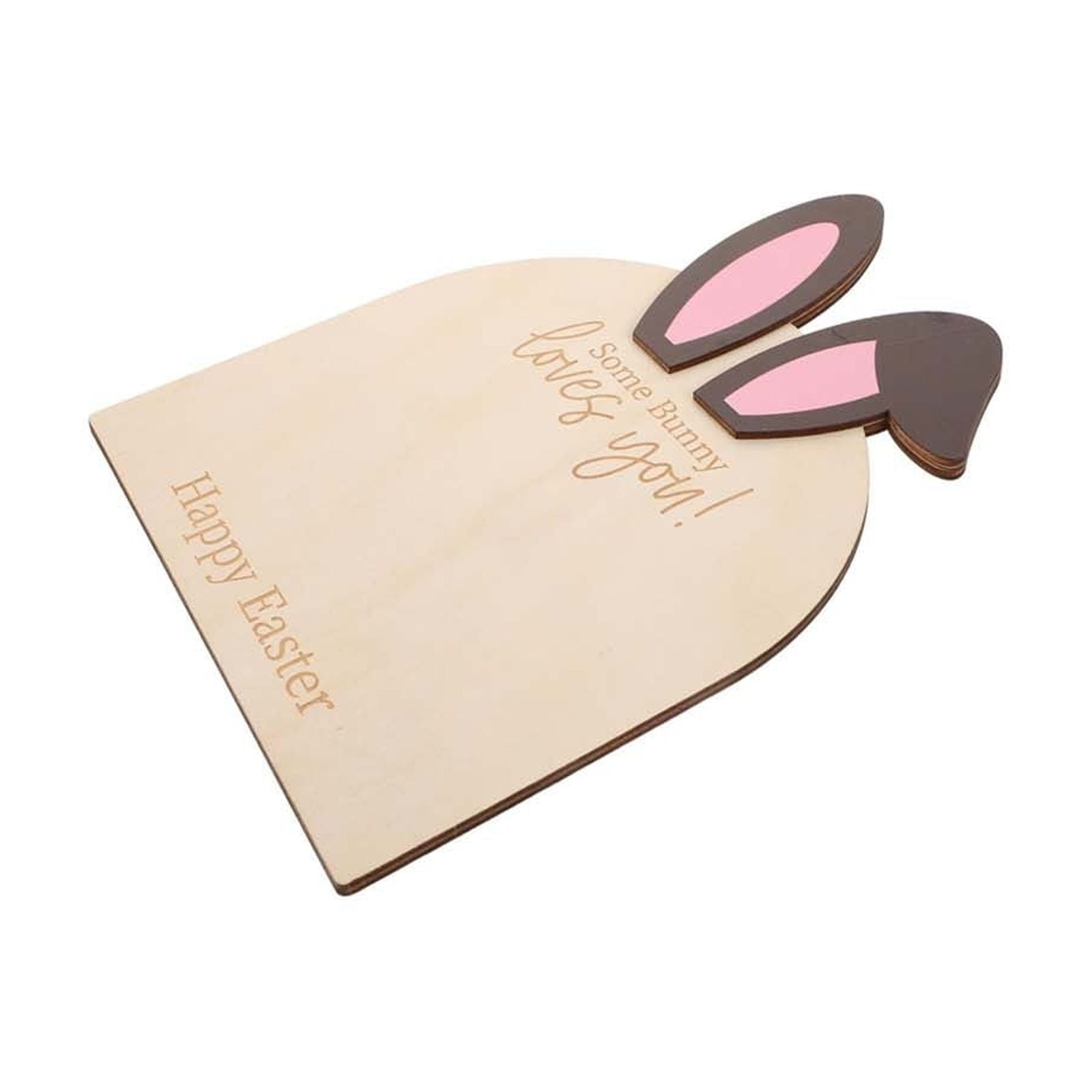 WMGHA DIY Easter Bunny Baby Footprint Kit - Wooden Hand/Footprint ...