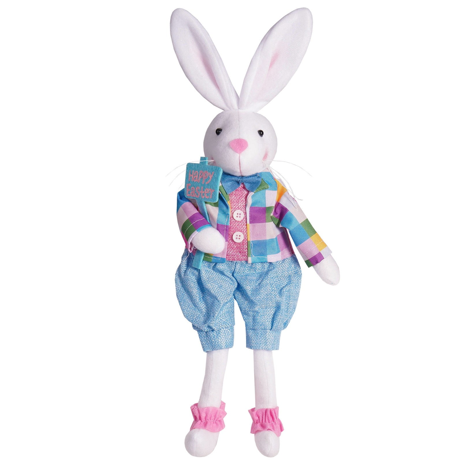 WMGHA Easter Plush Rabbit Decorations, Easter Decorations Lighted Plush ...