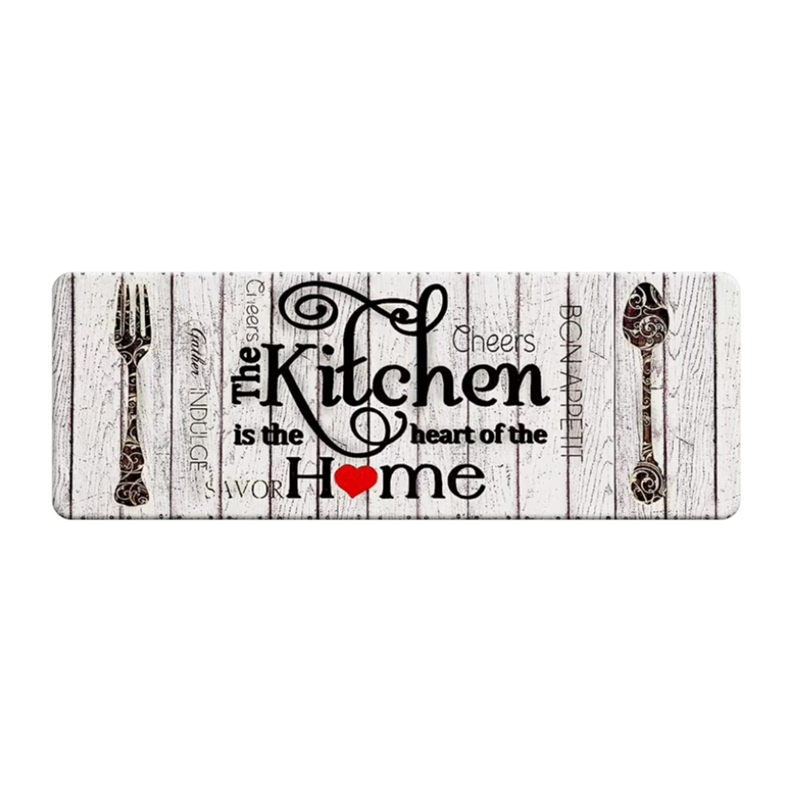 WMGHA Farmhouse Kitchen Mat Cushioned Anti-Fatigue Comfort Mat for Home ...
