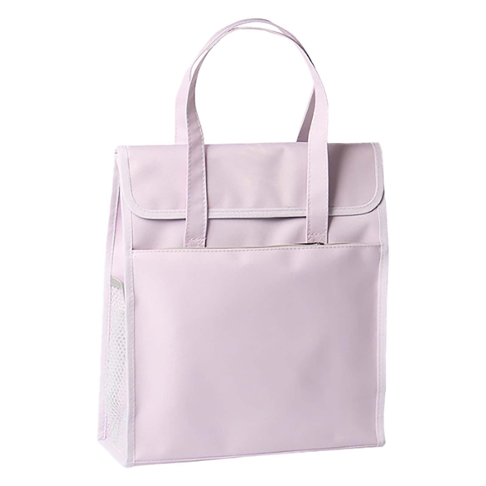 WMGHA File Folder Tote Bag with Handle,Portable Document Organizer Box ...