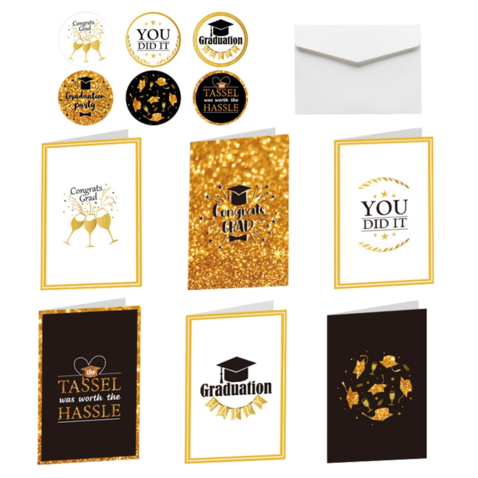 WMGHA Graduation Party Invitations, 18 Set Graduation Cards Pack Happy ...