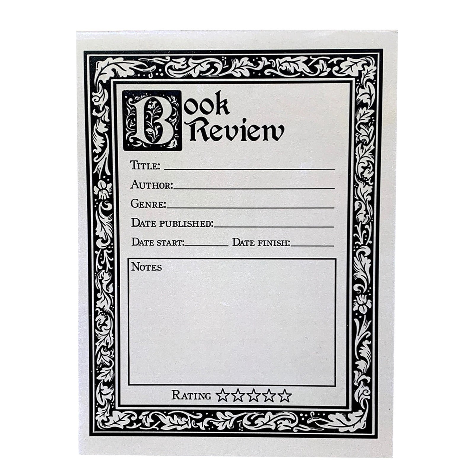 WMGHA Illuminated Manuscript Border Notepad Set – Dark Academia ...