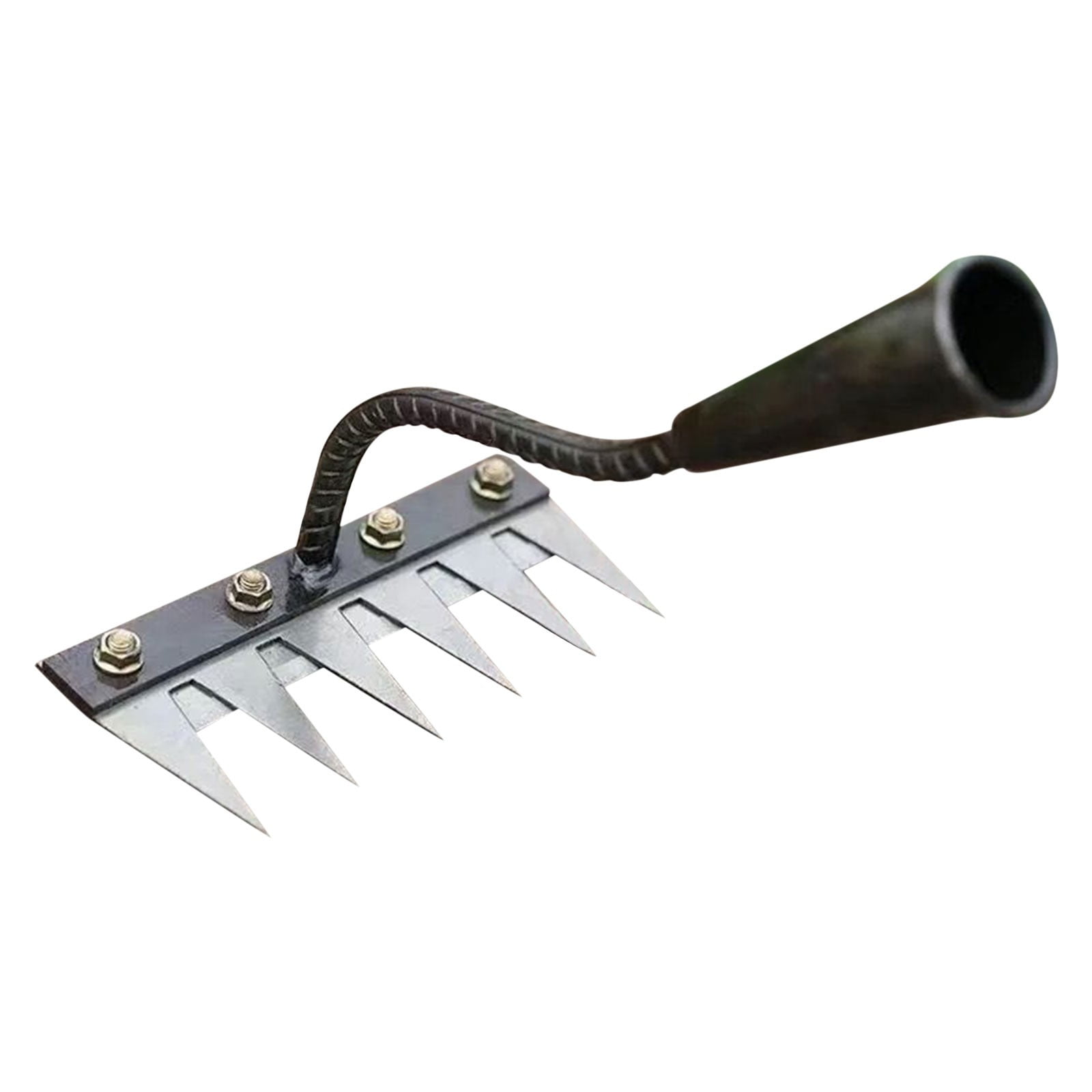 WMGHA Iron Rake - 2025 New Heavy-Duty Weed Rake for Gardening,Lawn Care ...