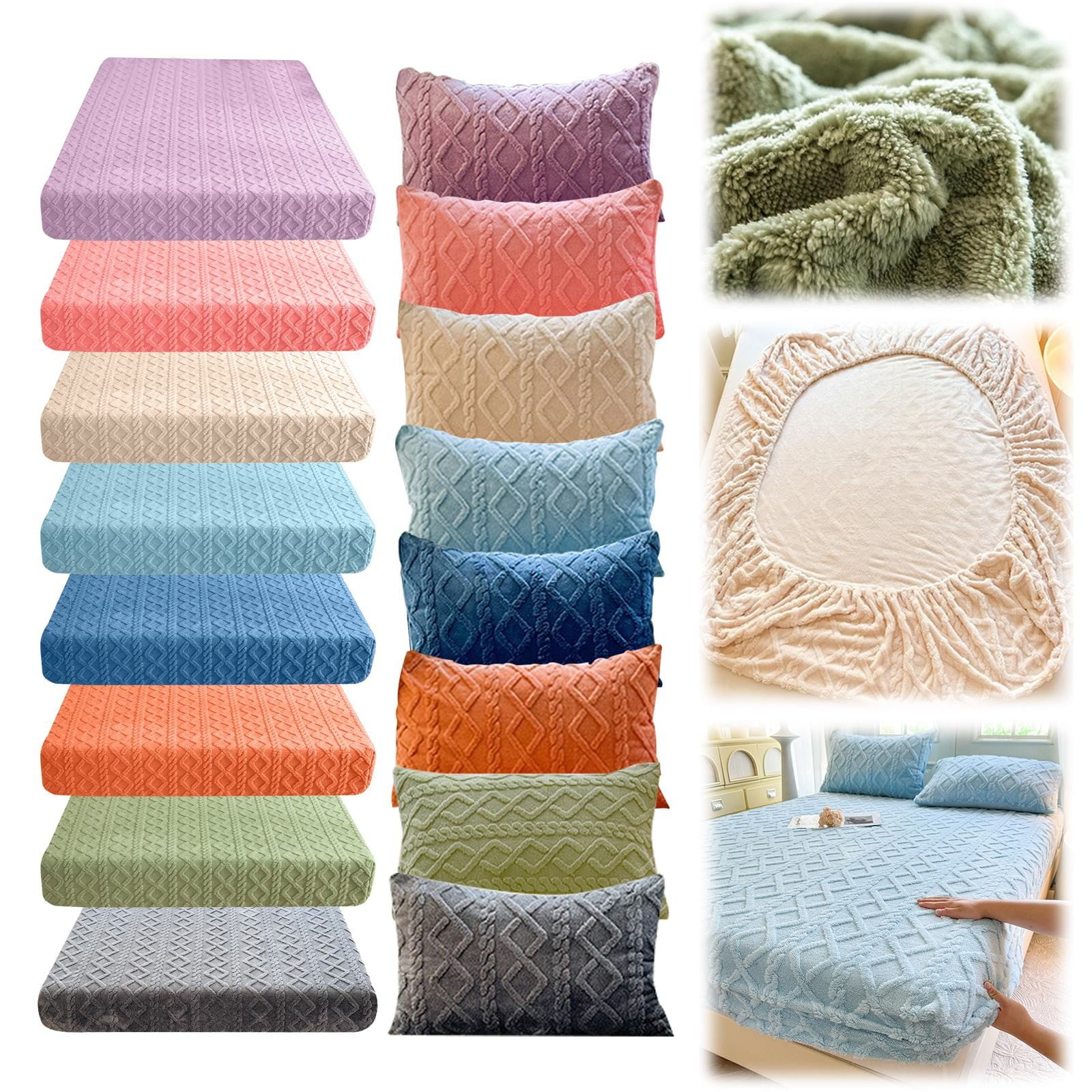WMGHA King Sheet, Cotton Jersey Sheets, Soft T-Shirt Stretchy Sheets ...