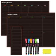 Fakrich Weekly Dinner Menu Board For Kitchen, Magnetic Meal Planner For ...