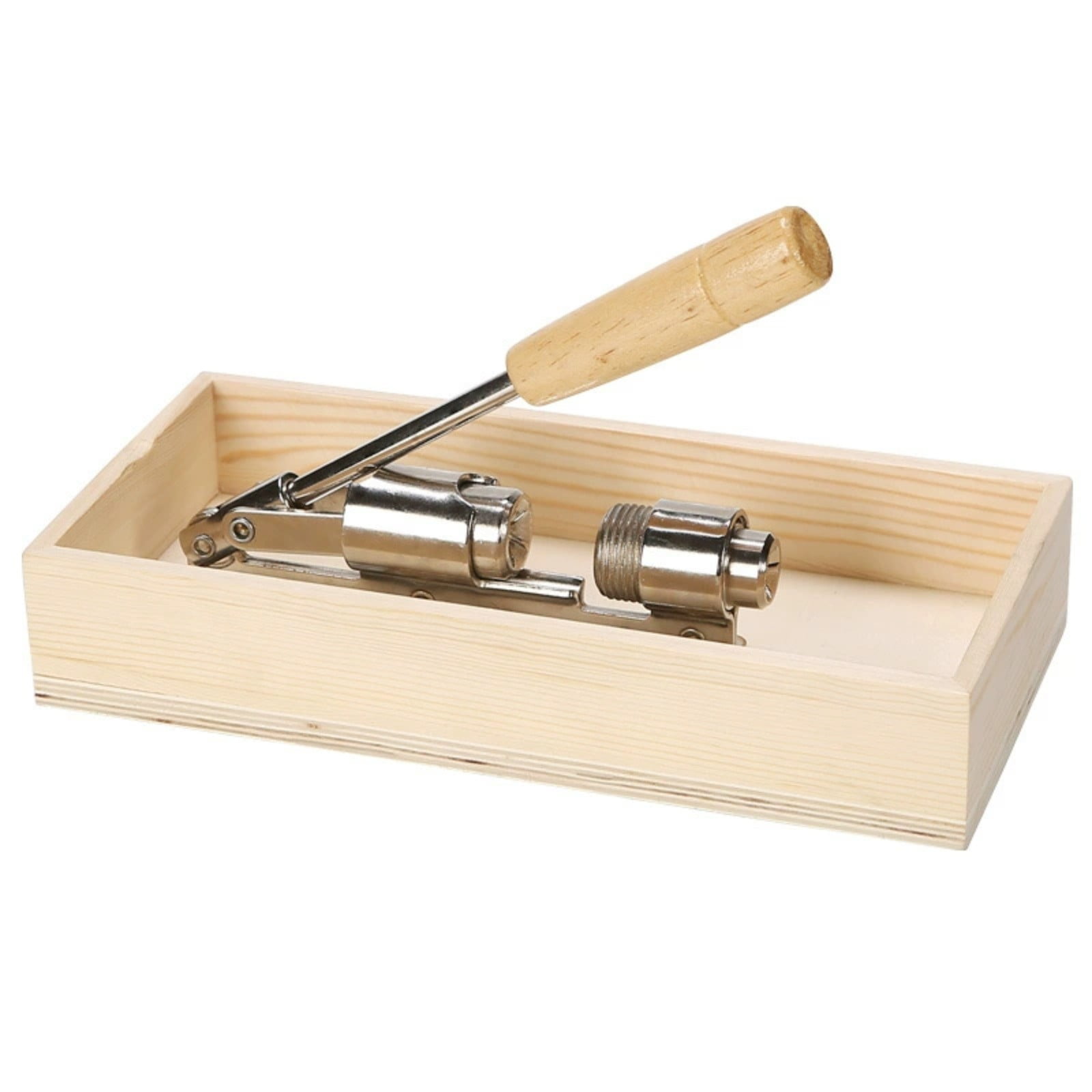 WMGHA Nut Cracker Heavy Duty Walnut Cracker with Wooden Base Adjustable ...