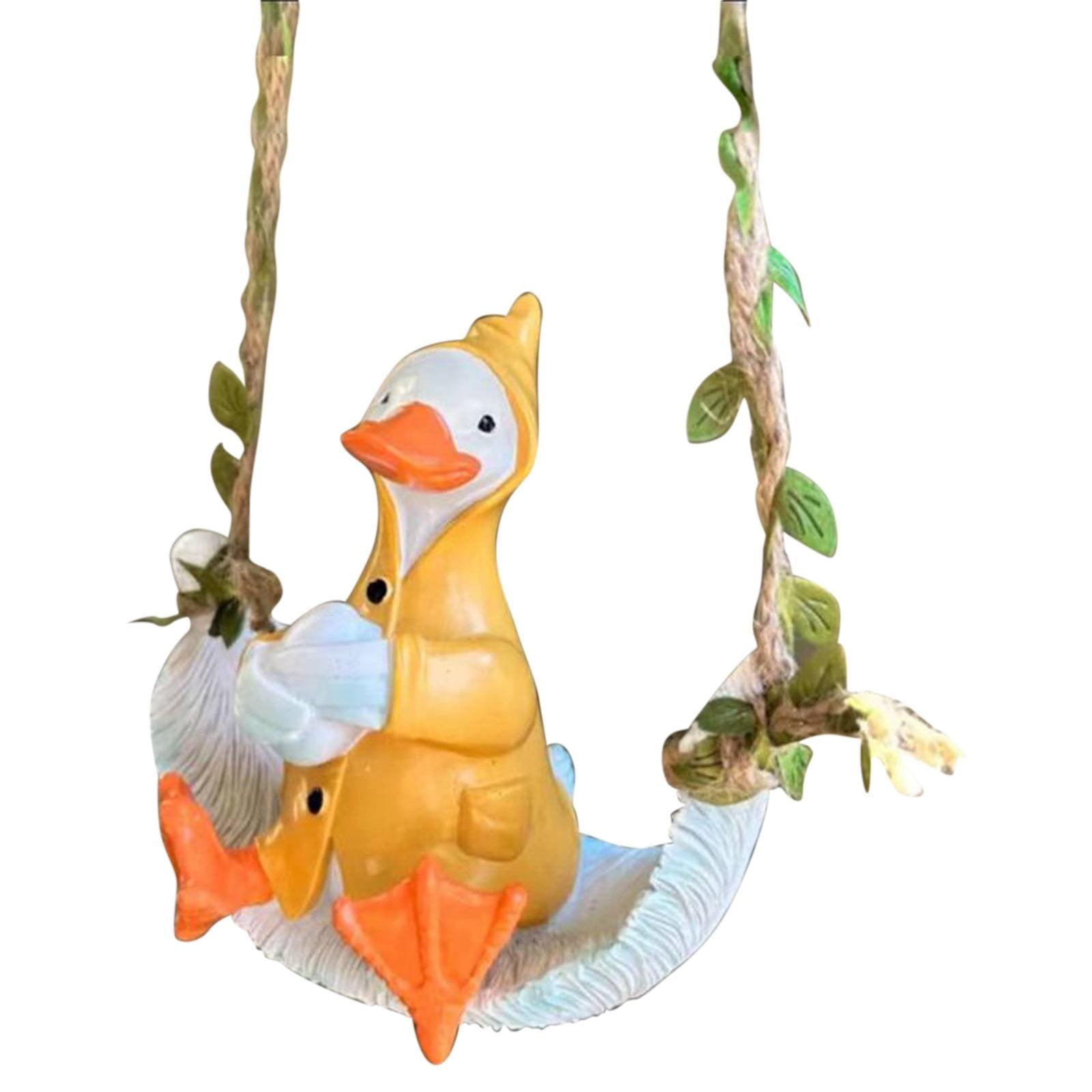 WMGHA ‌Outdoor Hanging Resin Garden Statue, Weatherproof Yard ...