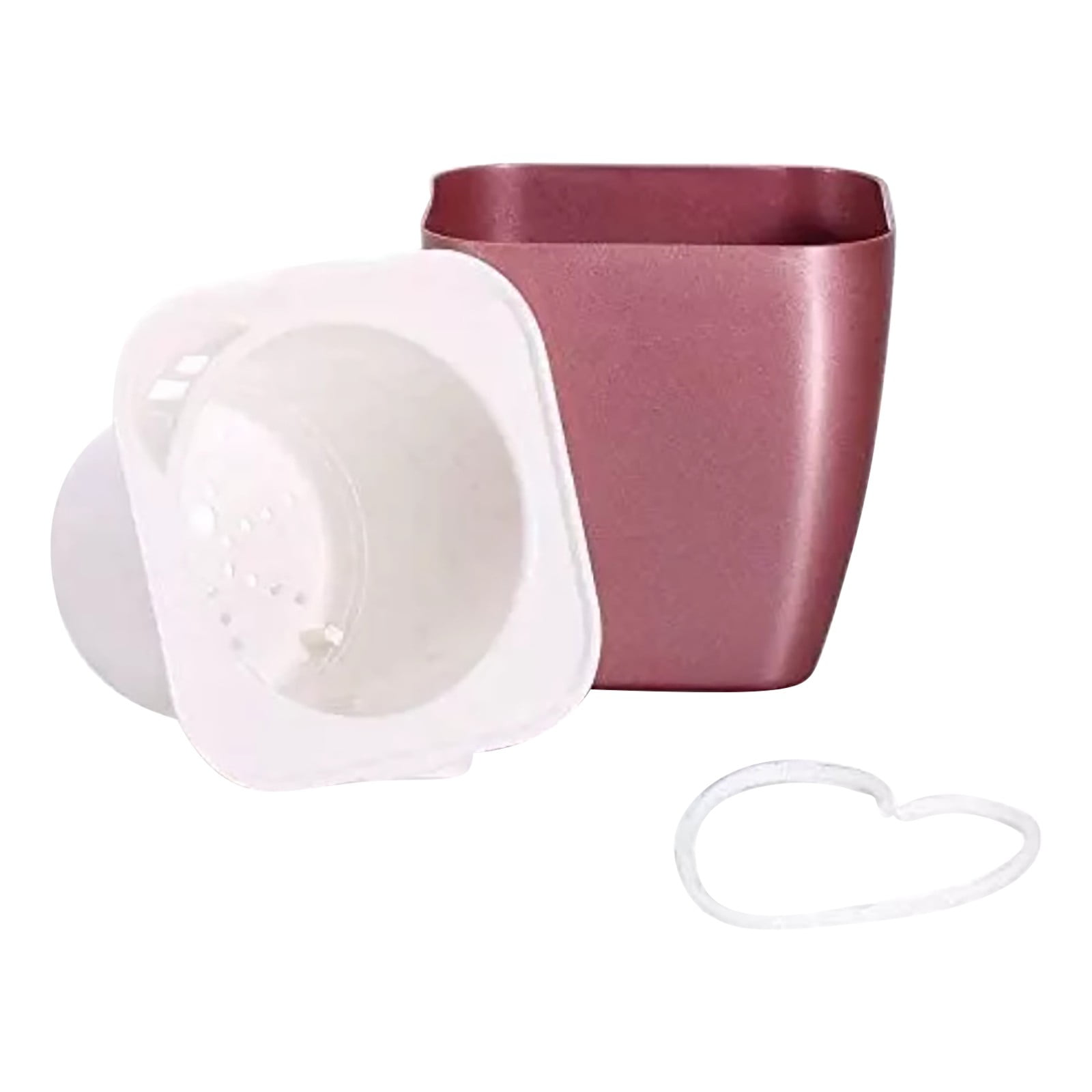 WMGHA Self Watering Plastic Planter, 5 Inch Plastic Flower Plant Pot ...