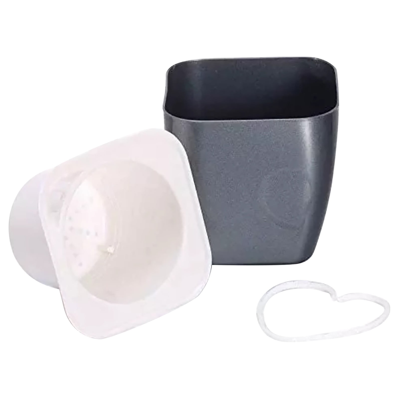 WMGHA Self Watering Plastic Planter, 5 Inch Plastic Flower Plant Pot ...