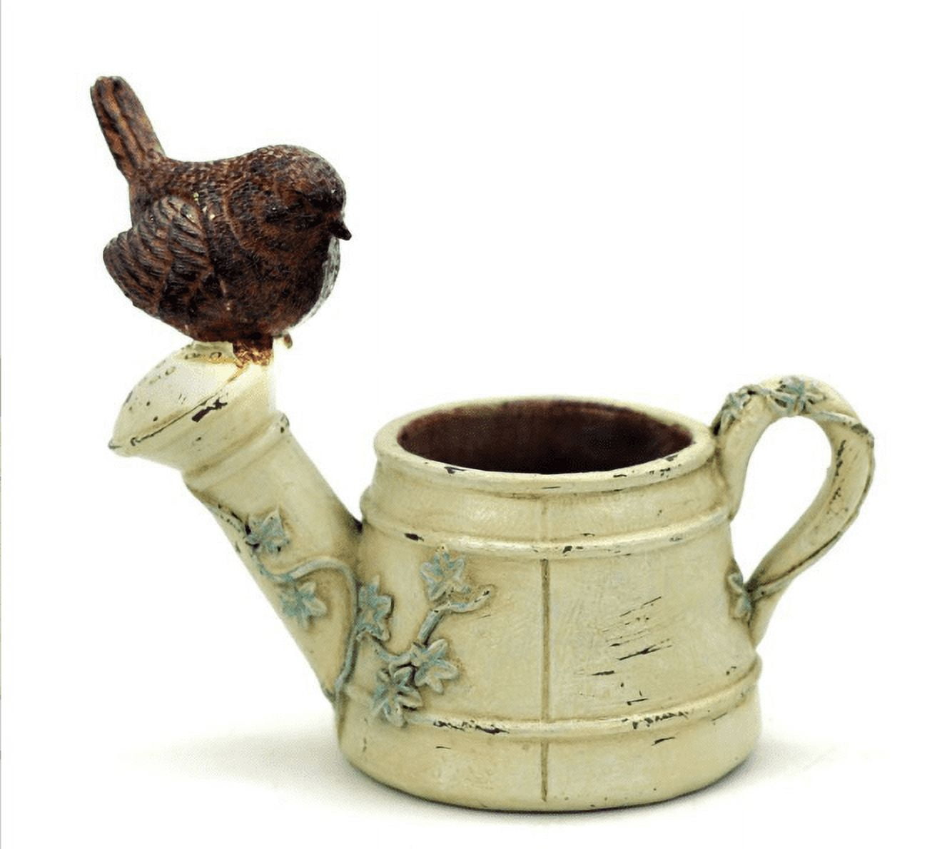 WMGHA Shower/Pot Cute Bird Stute Planter, Flower and Succulent Plant ...