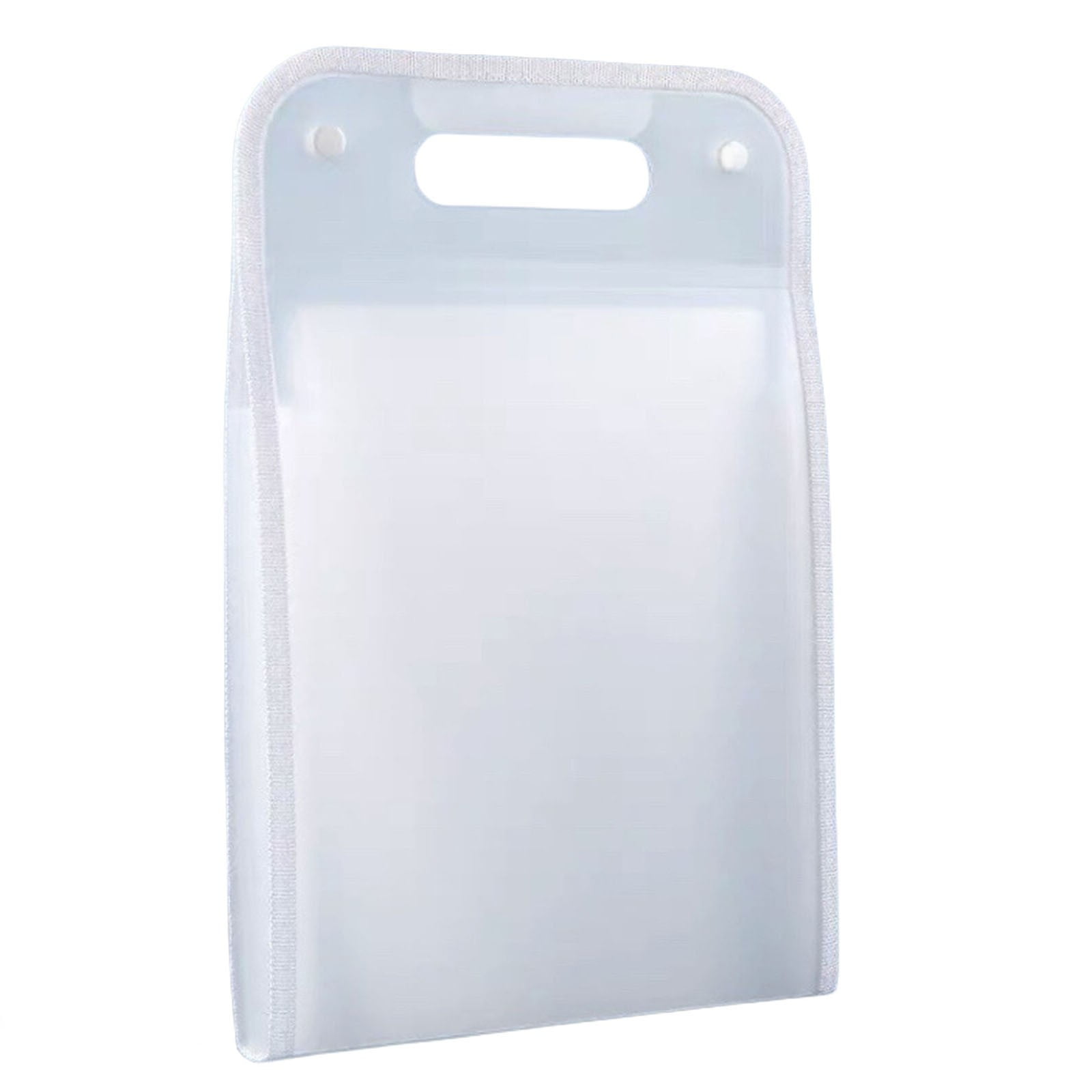 WMGHA Snap Closure Plastic File Folder - A4 Size Expandable Pouch ...