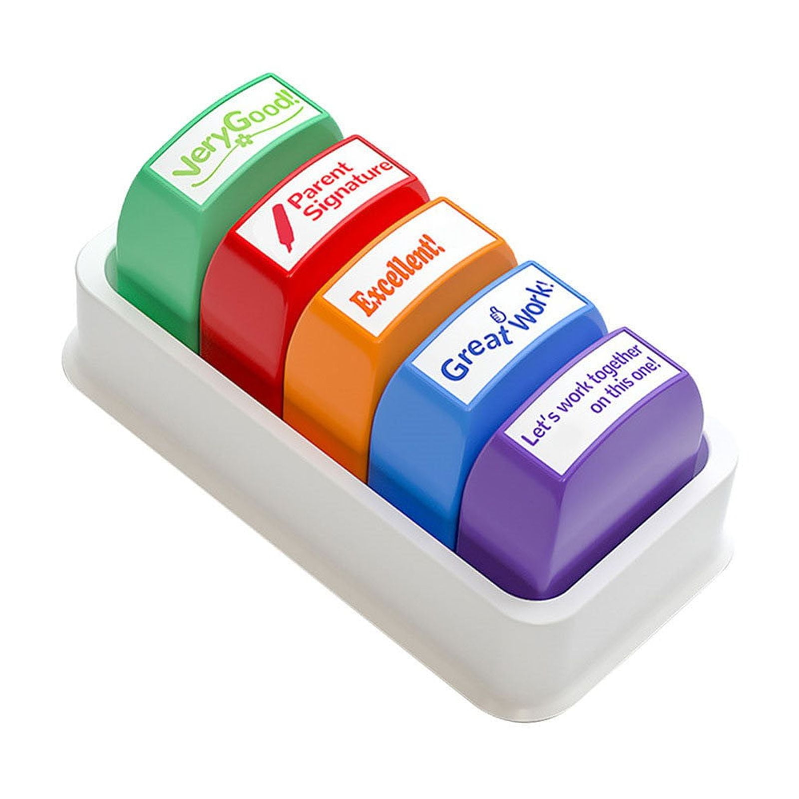 WMGHA Teacher Stamps for Classroom Grading 8PCS,Rectangular Self Inking ...