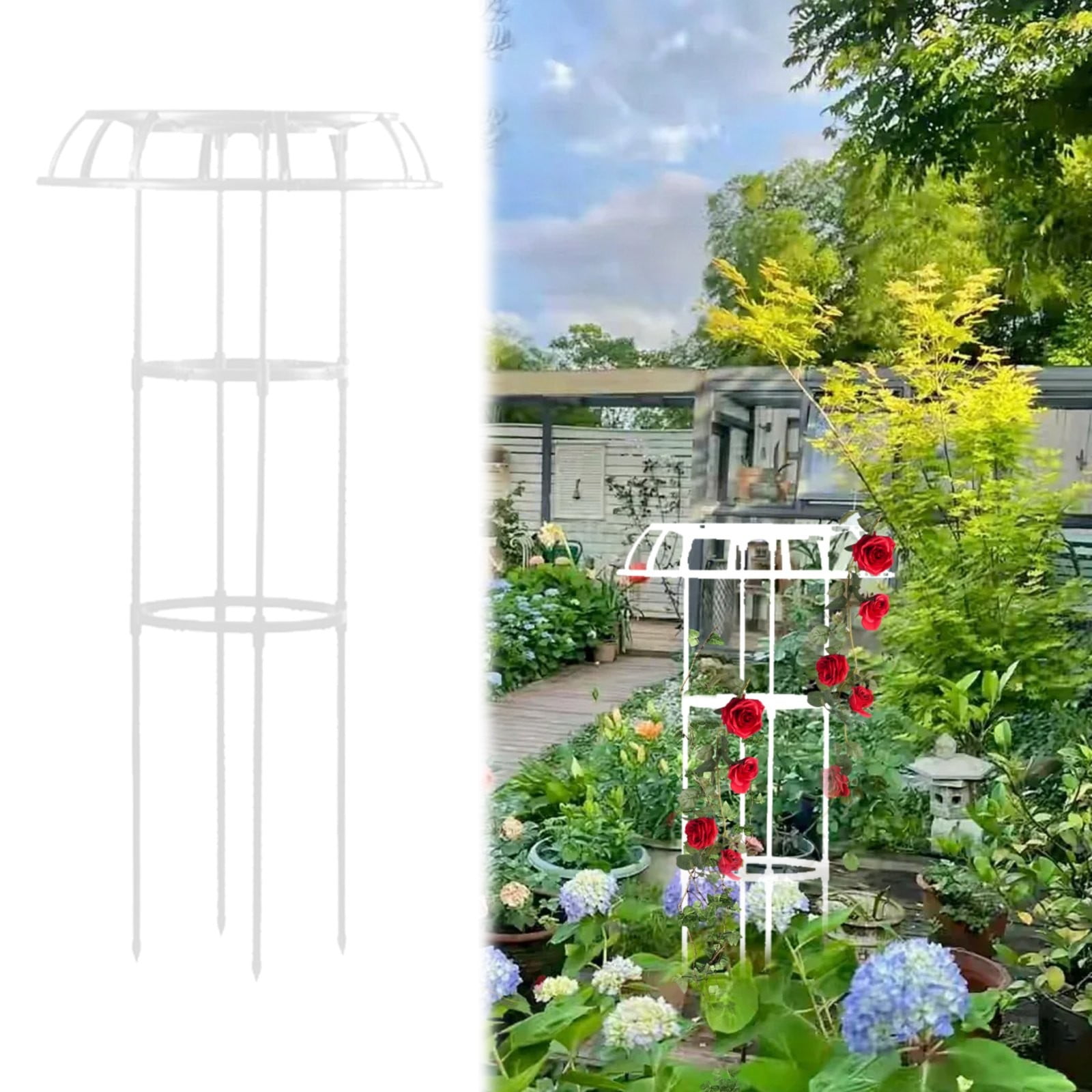 WMGHA Vine Trellis Support, Garden Trellis, Plant Cages & Supports for ...