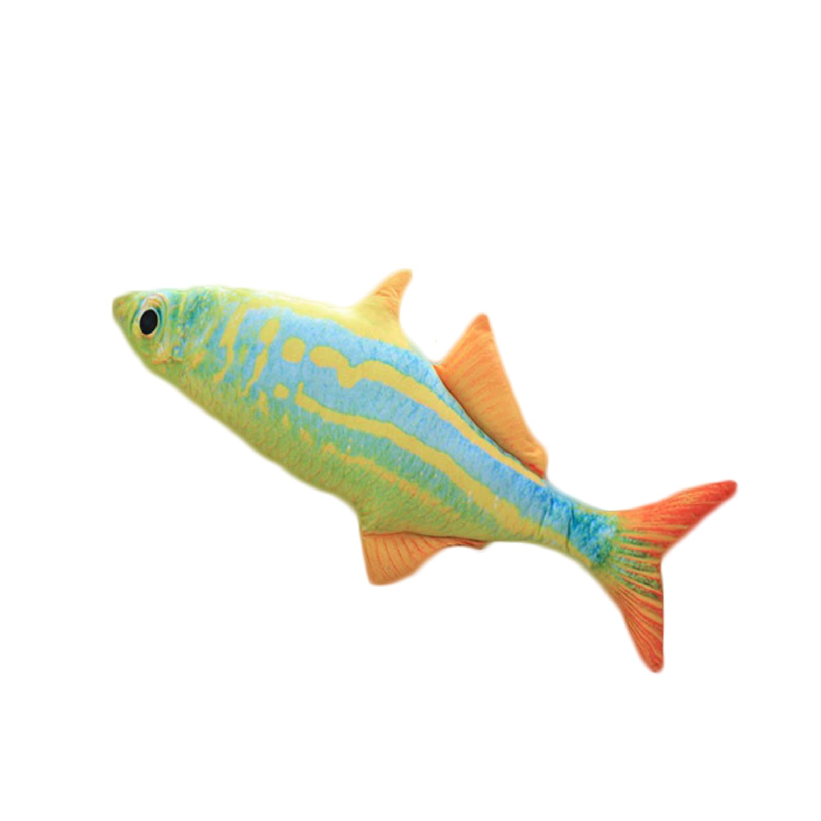 WMHZ 15.7" Fish Stuffed Animal Colorful Rainbow Fish Plush Hug Throw ...