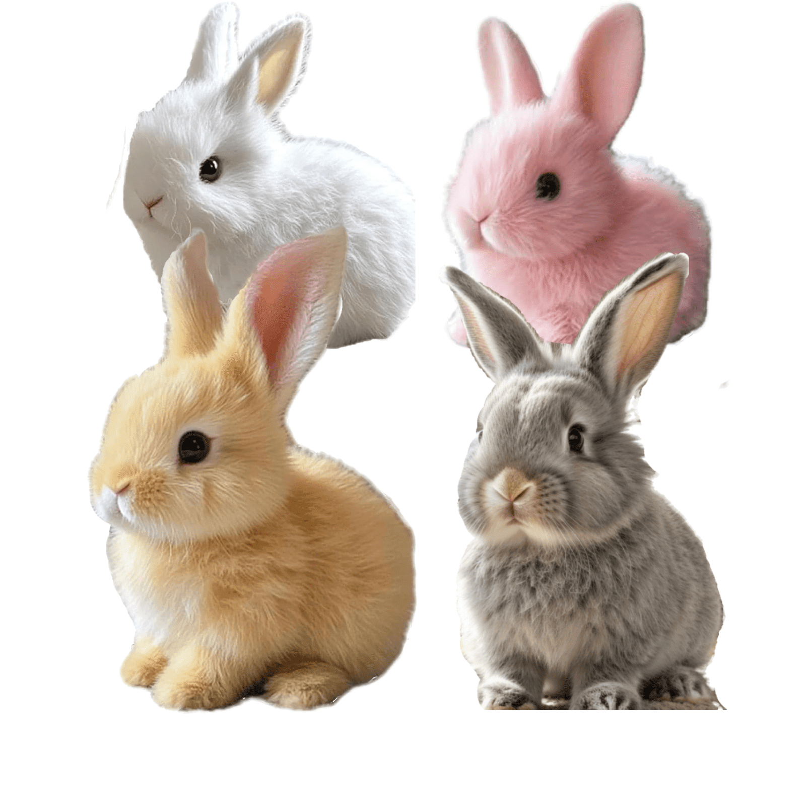 WMHZ My Realistic Bunny Toy, Vitality Bliss Realistic, Impersonator Of ...