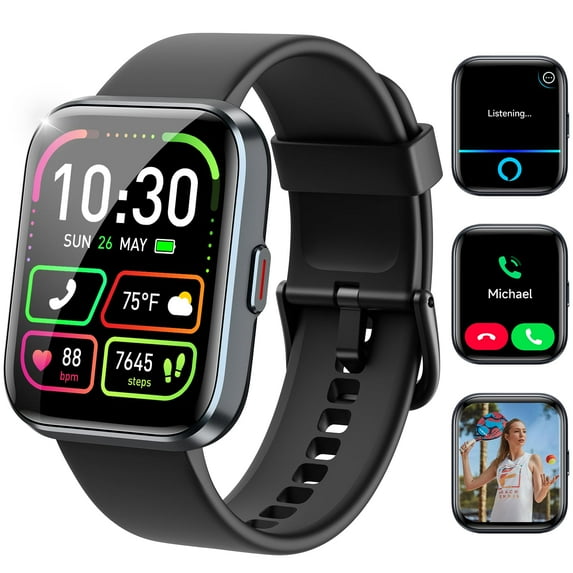 WMK Smart Watches for Men Women, Alexa Built-in,1.83" Display ...