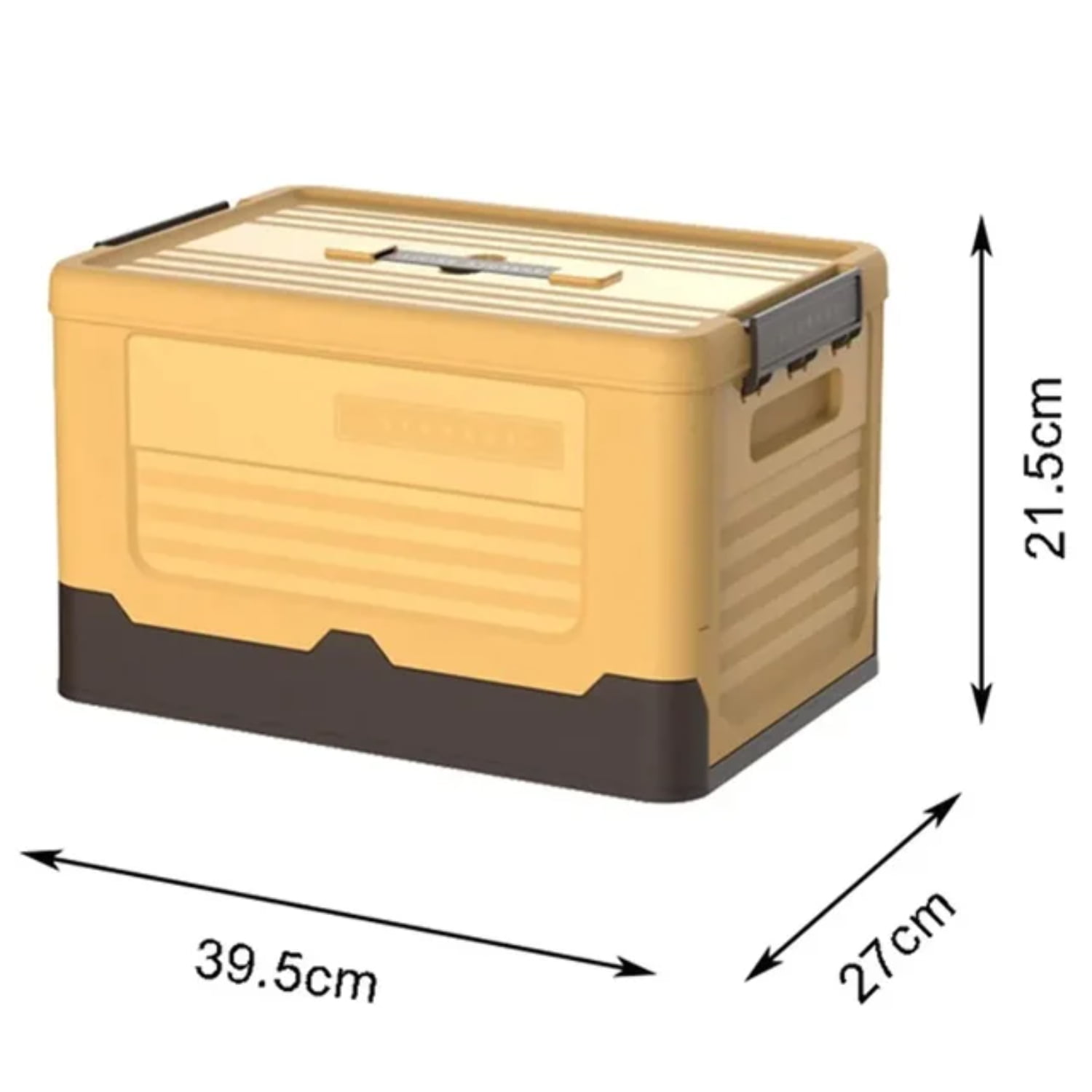 WMNGJA Portable large foldable plastic box perfect for cars camping and storing clothes snacks ...