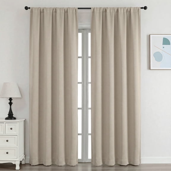 Beige Curtains