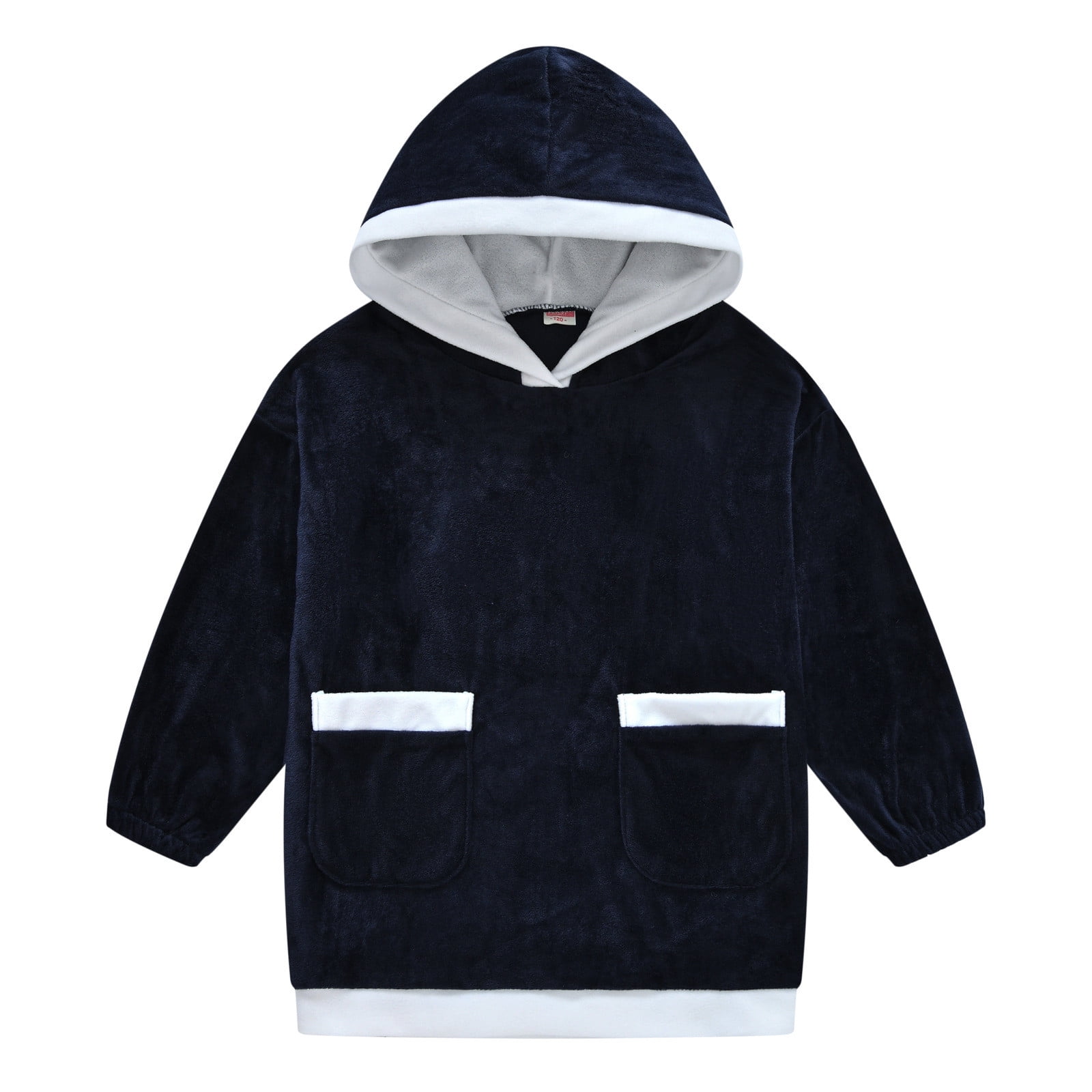 WMTBSRSW Kids Oversized Hoodies Boys Girls Fleece Hooded Jacket ...