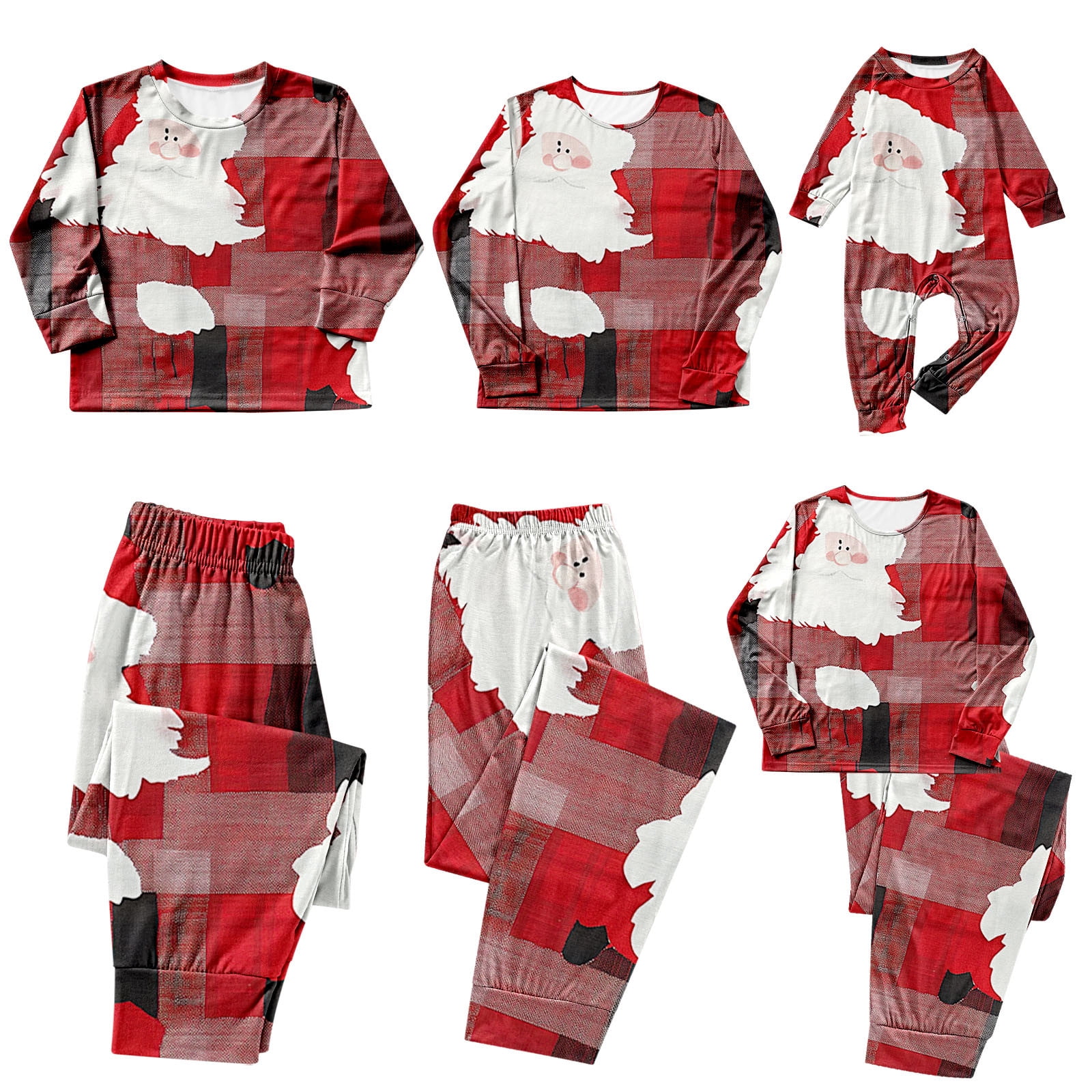 WMTBSRSW Plaid Pajamas Matching Sets Cozy Fall Pjs Sets with Long ...