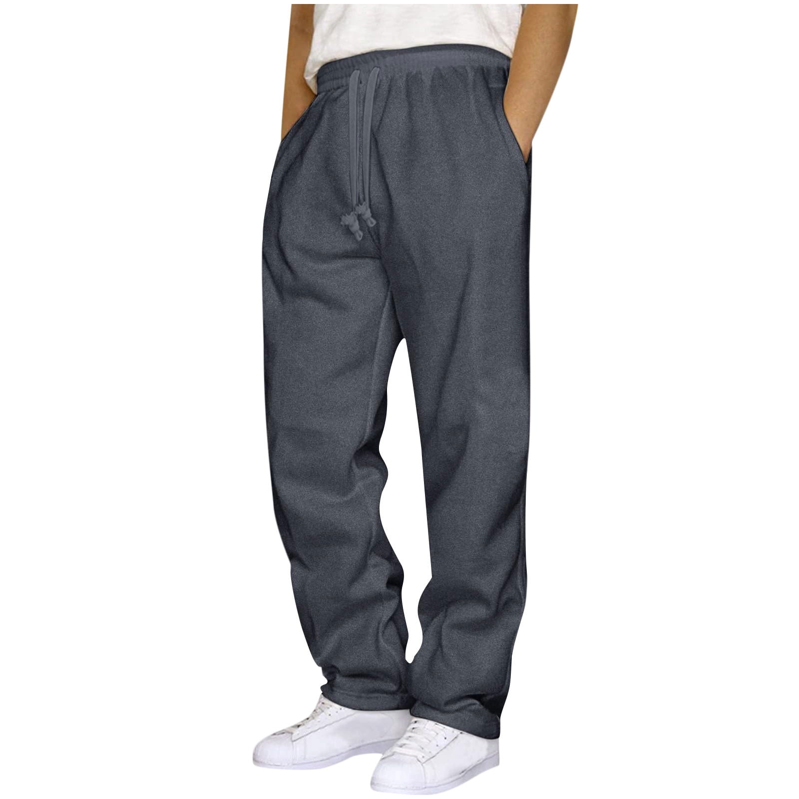 WMTBSRSW Plus Size S-6XL Sweatpants for Men Casual Wide Leg Baggy ...