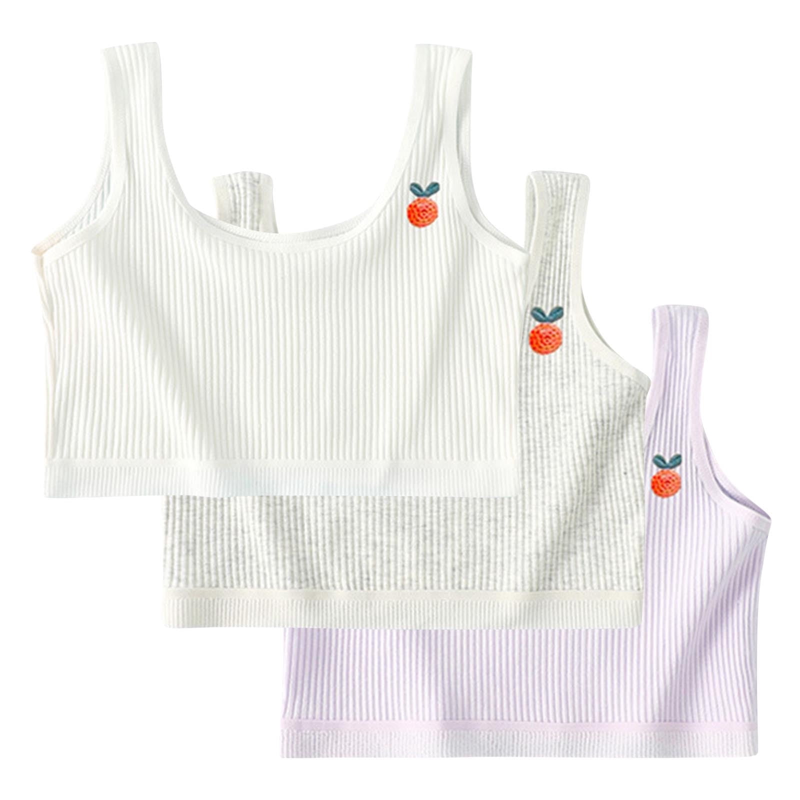 WMTBSRSW Soft Cotton Training Bras for Teens Girls Seamless Light ...
