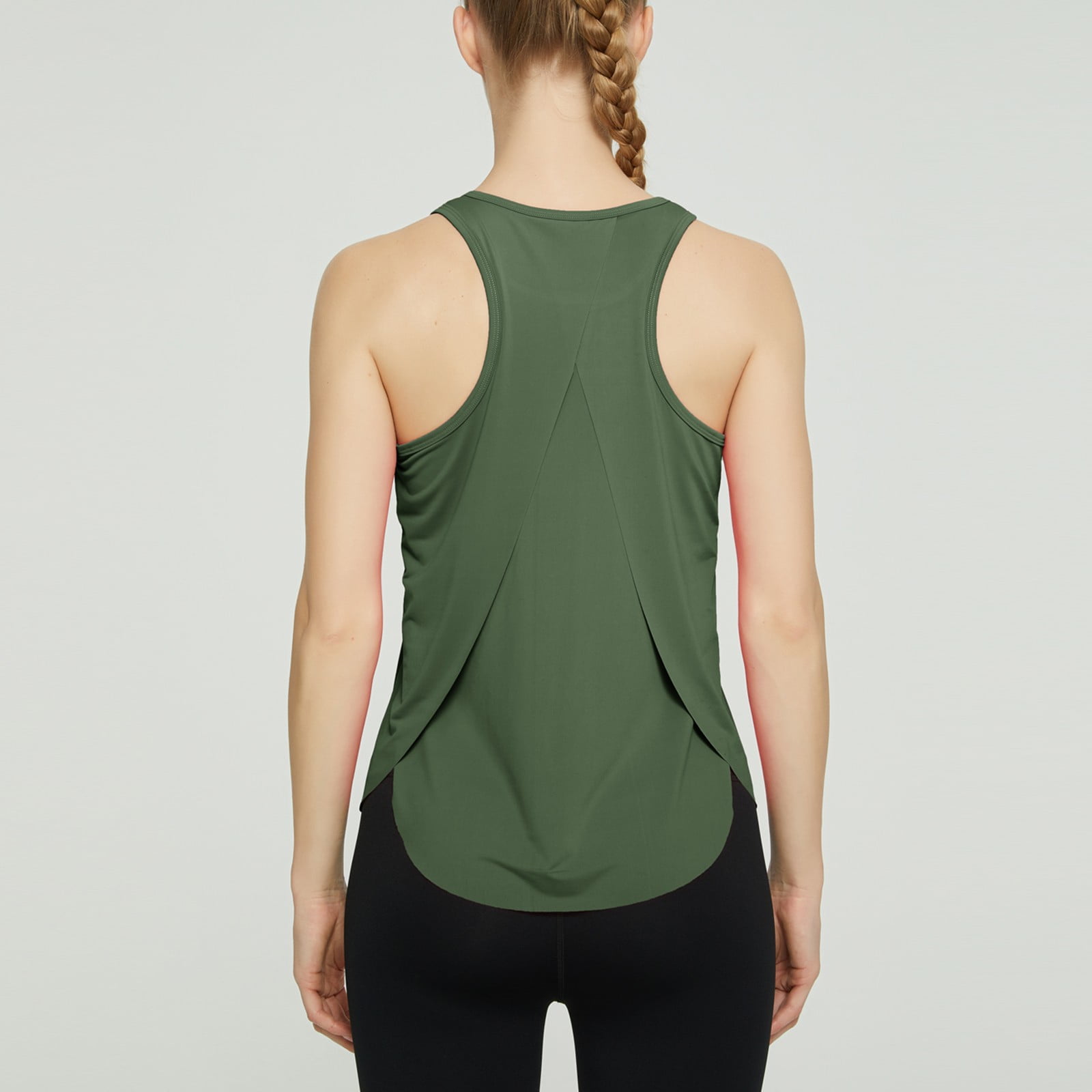 WMTBSRSW Workout Tank Tops for Women Sleeveless Athletic Running Loose ...