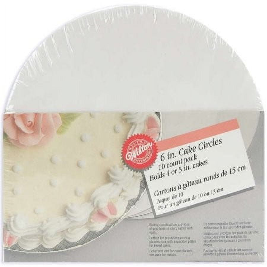 WMU 663297 Cake Boards-6-Inch Circle 10per Package - Walmart.com